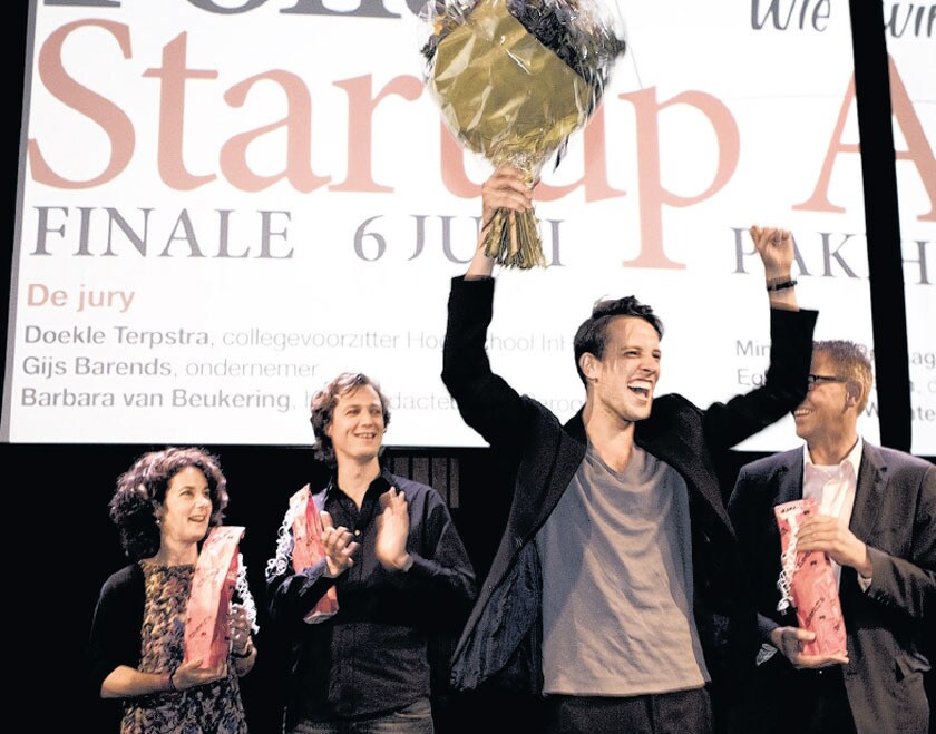 HvA-student Donald Vossen wint Folia Startup Award | Het Parool