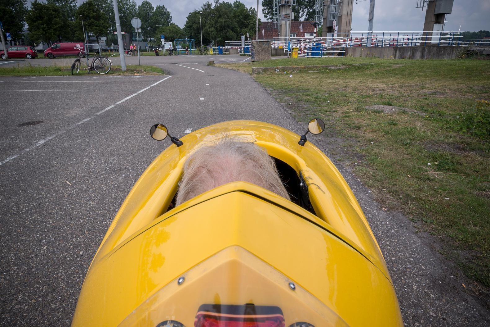 De stad op kruishoogte vanuit de banaanfiets | Het Parool