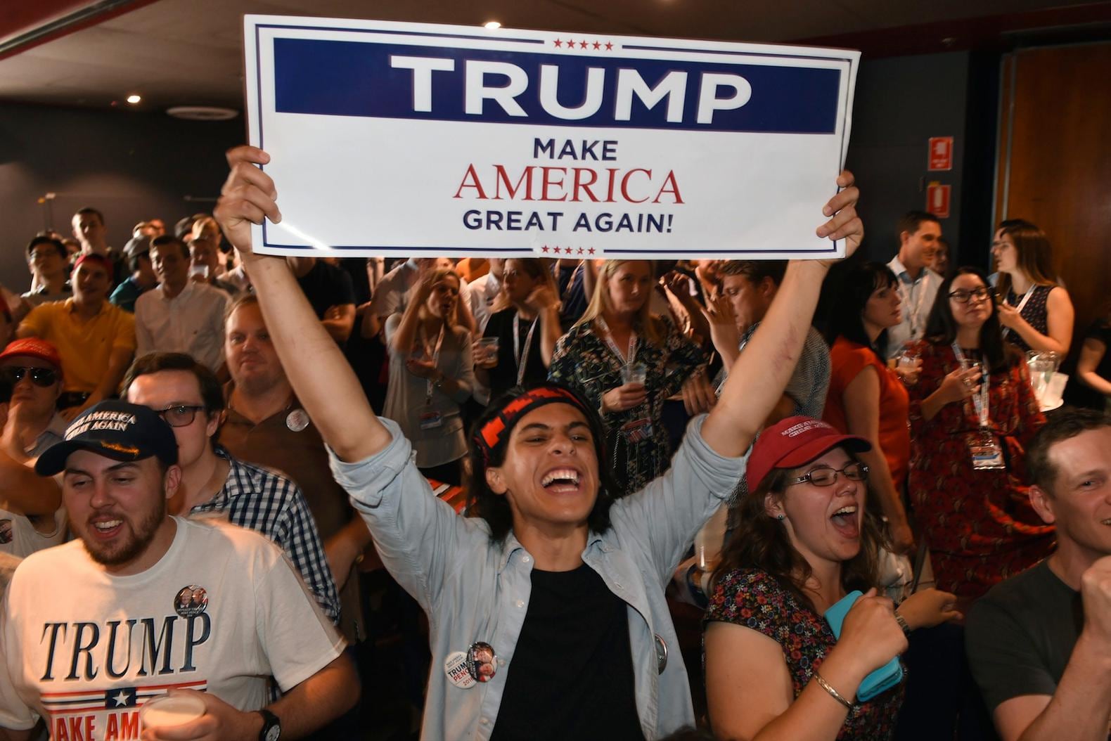 Zo zag Amsterdam Donald Trump president van Amerika worden | Het Parool