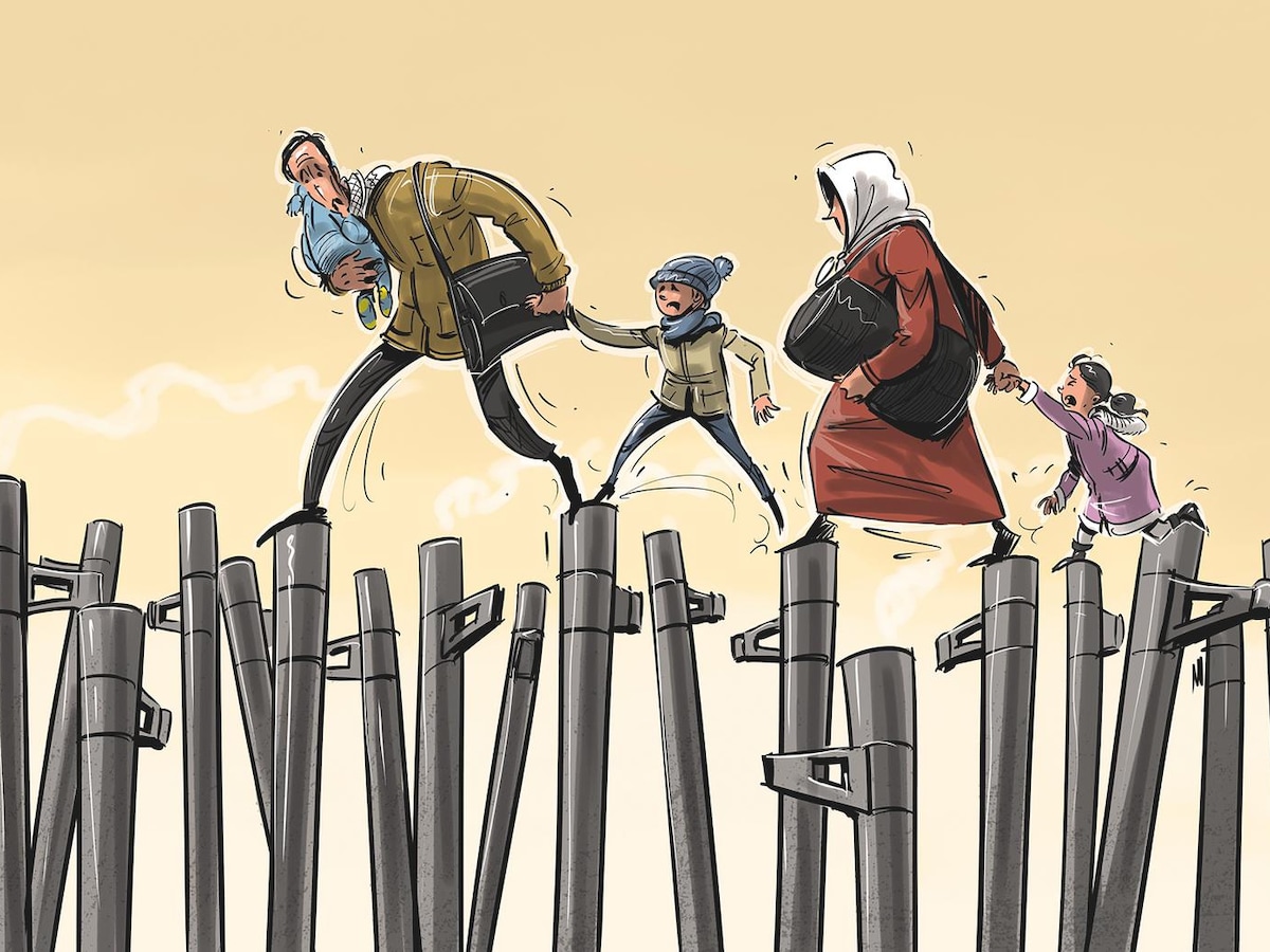 Oude Wereldgeschiedenis Politieke Cartoons