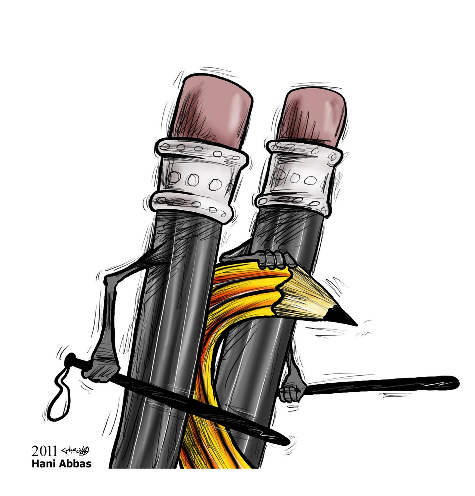 Ook hier niet zonder gevaar: kritische cartoons over Syrië | Het Parool
