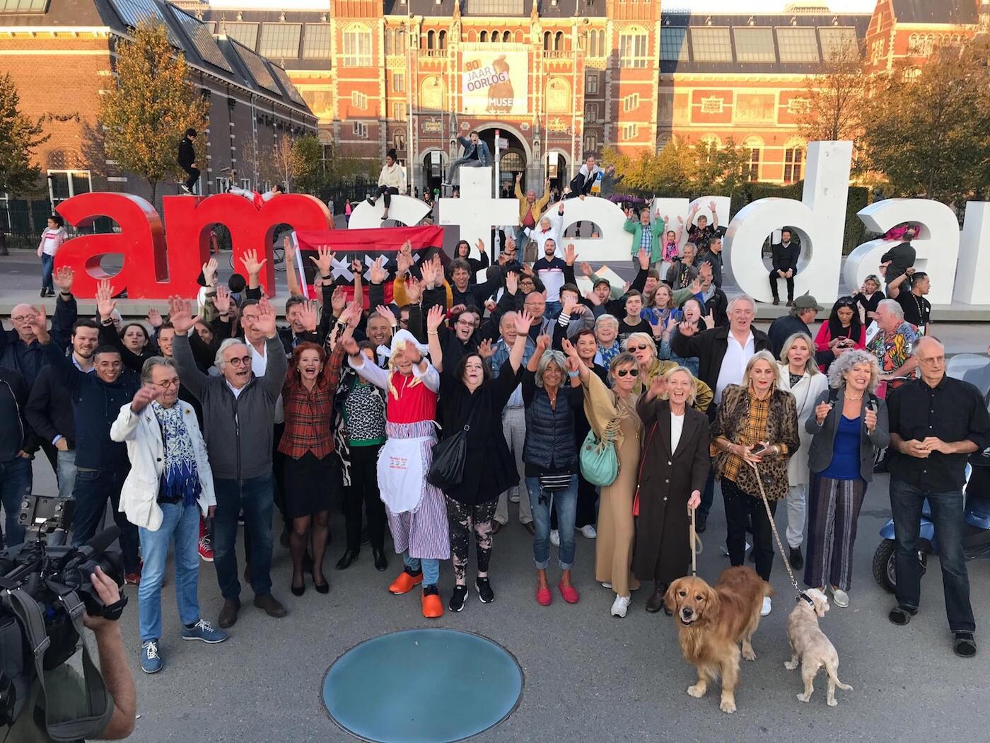 Actie voor I amsterdam-letters: 'Individualistisch? Kul' | Het Parool