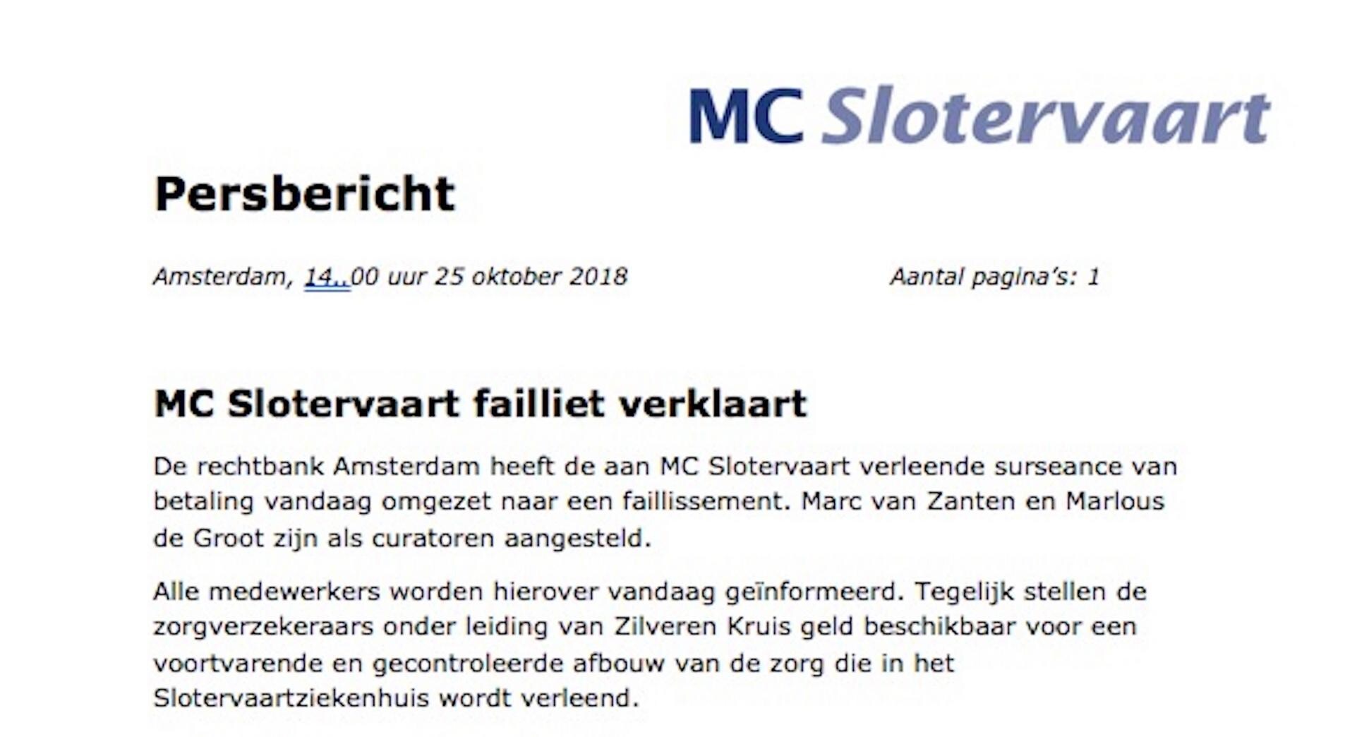 Alles over het einde van MC Slotervaart | Het Parool