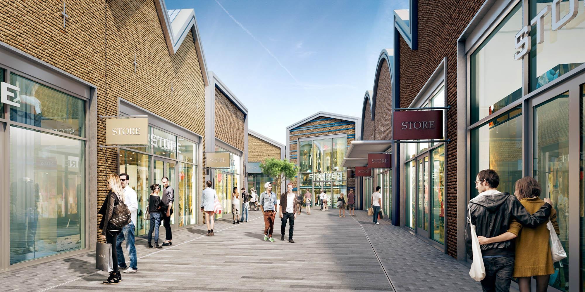 Outletcentrum Halfweg mag open, maar voor wie? | Het Parool