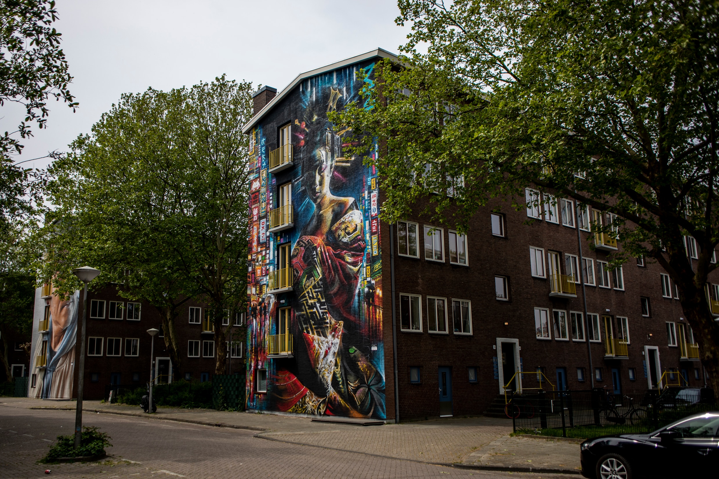 Deze tien kleurrijke muurschilderingen versieren sinds kort Amsterdam ...