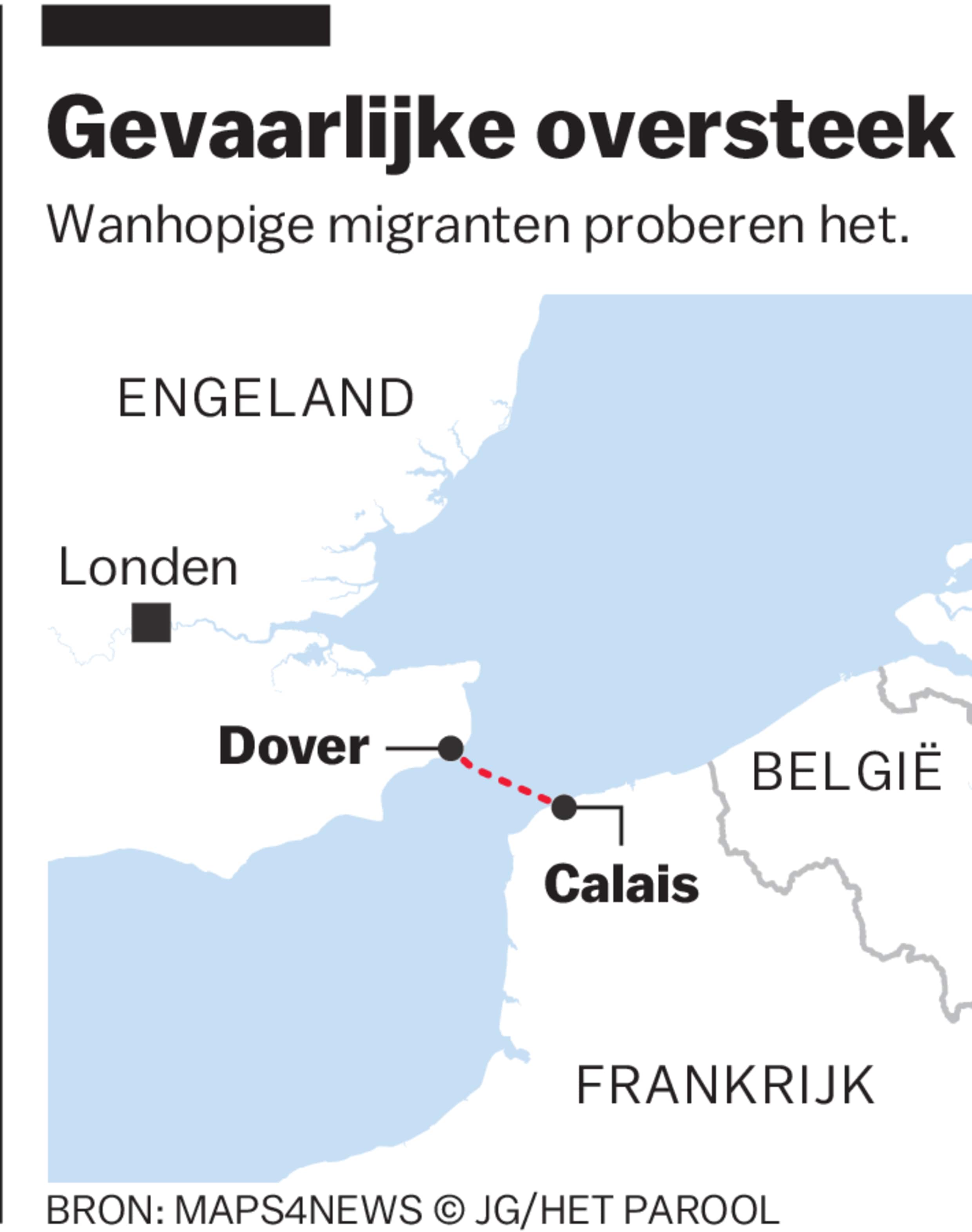 Met rubberboot over het Kanaal: ‘Gevaarlijk, maar geen controles’ | Het ...