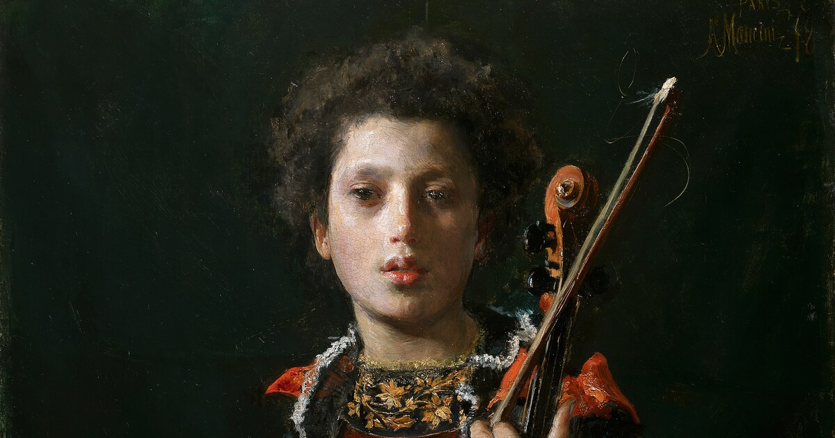 Antonio Mancini schilderde door een raamwerk van draden | Het Parool