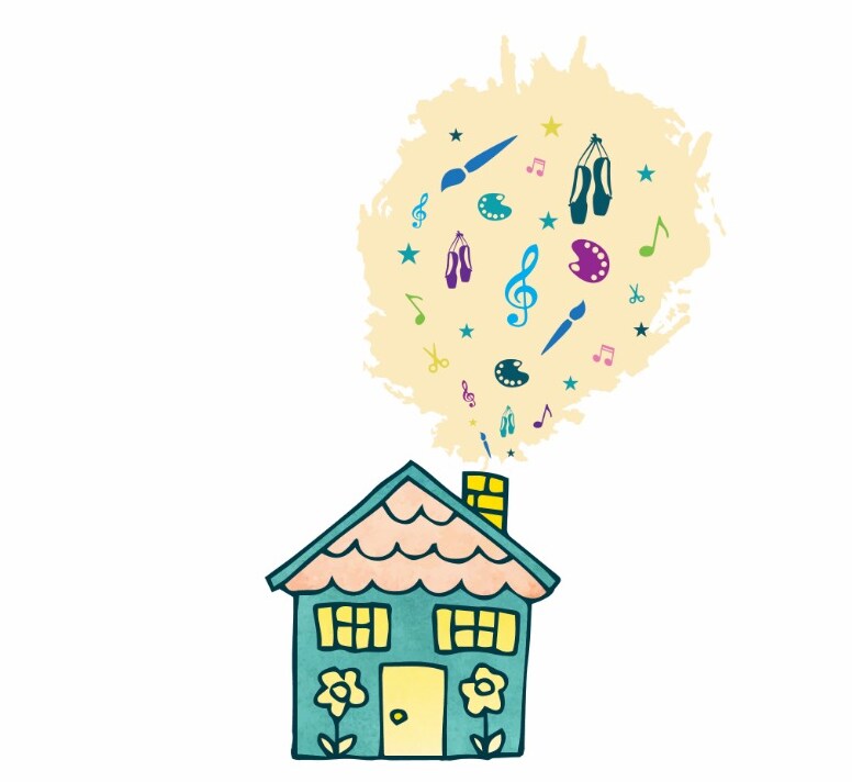 De art-sitter geeft creatieve online lessen aan kinderen | Het Parool