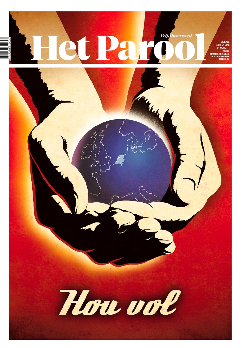 ‘Hou vol’: kunstenaar William Kentridge maakt voorpagina Het Parool ...