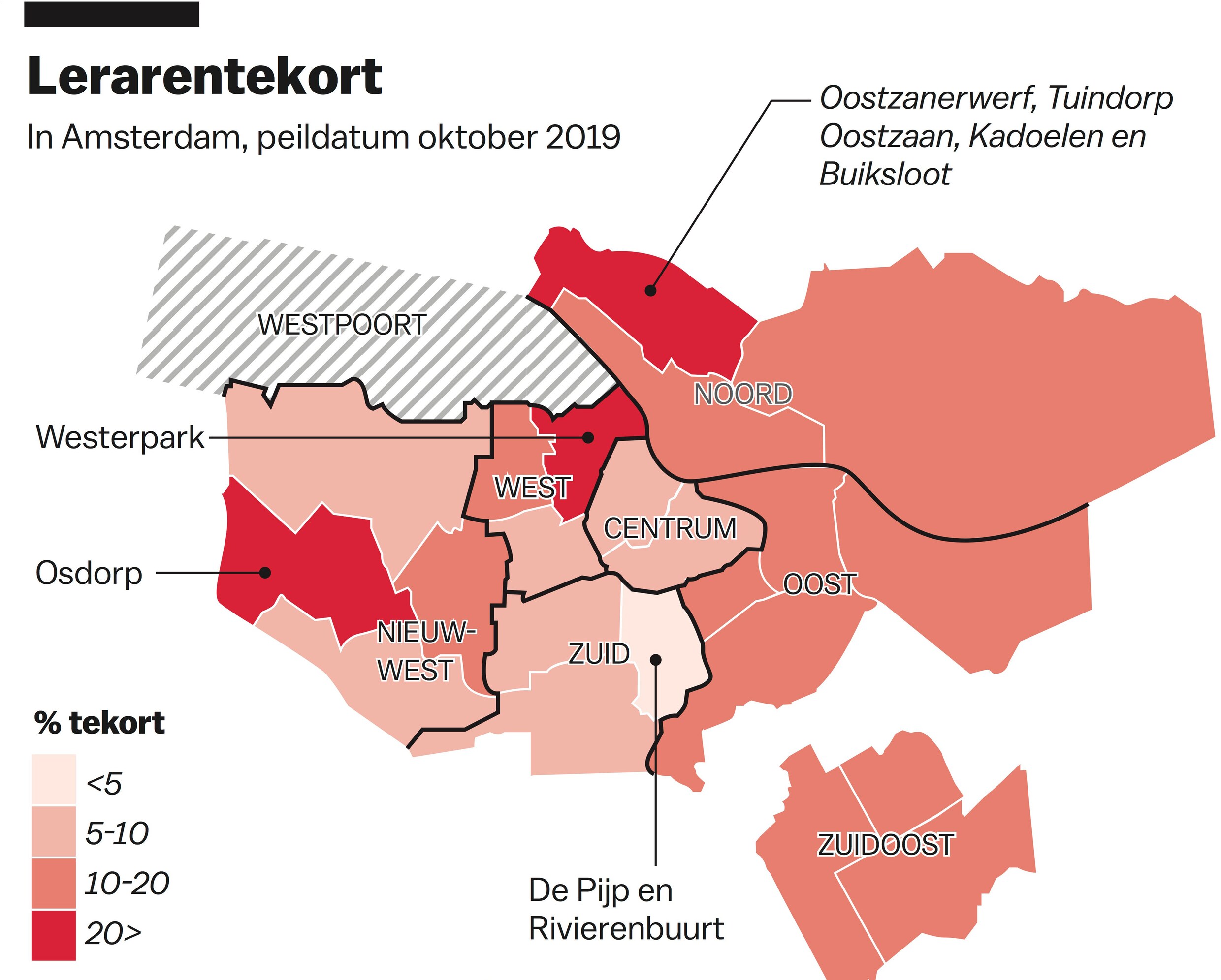 Hier is het lerarentekort het grootst in Amsterdam | Het Parool