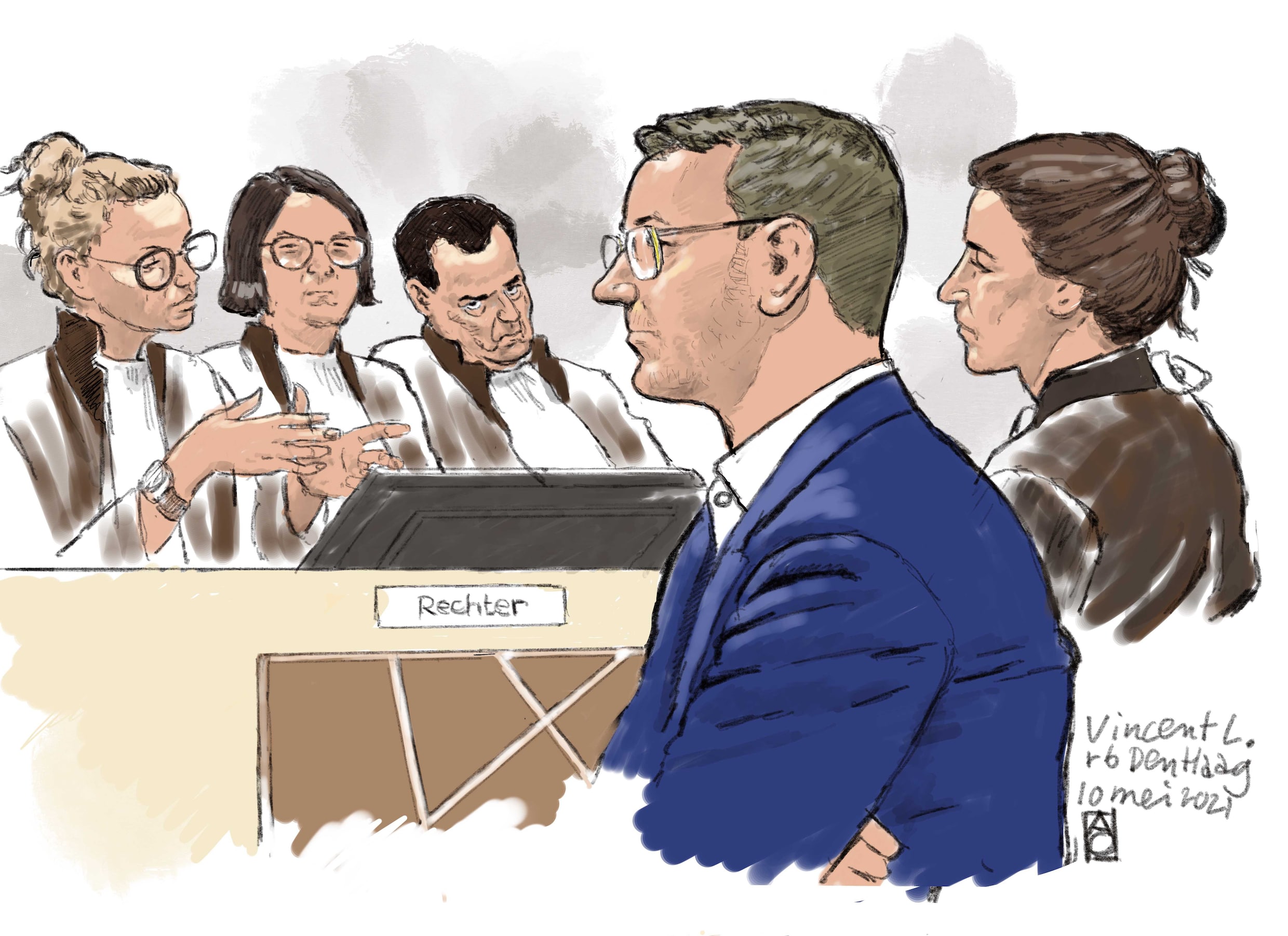 Vijf maanden cel voor ex-officier van justitie Vincent L. vanwege ...