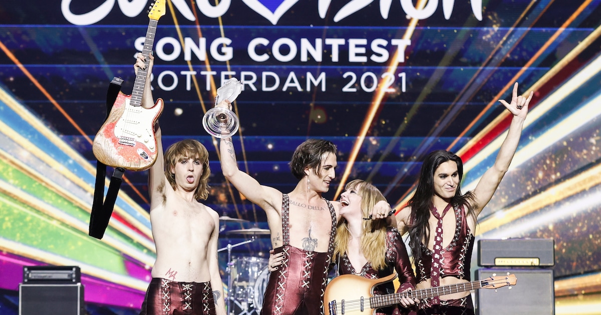 Winnaar Italië Laat Rockmuziek Herleven Op Songfestival Deceptie Voor