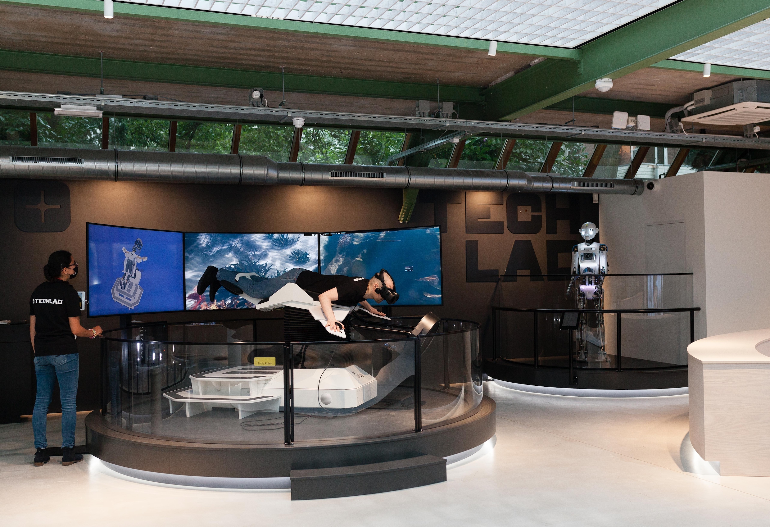 In de educatieve expositie TechLab vlieg je als een vogel: ‘Je voelt de ...