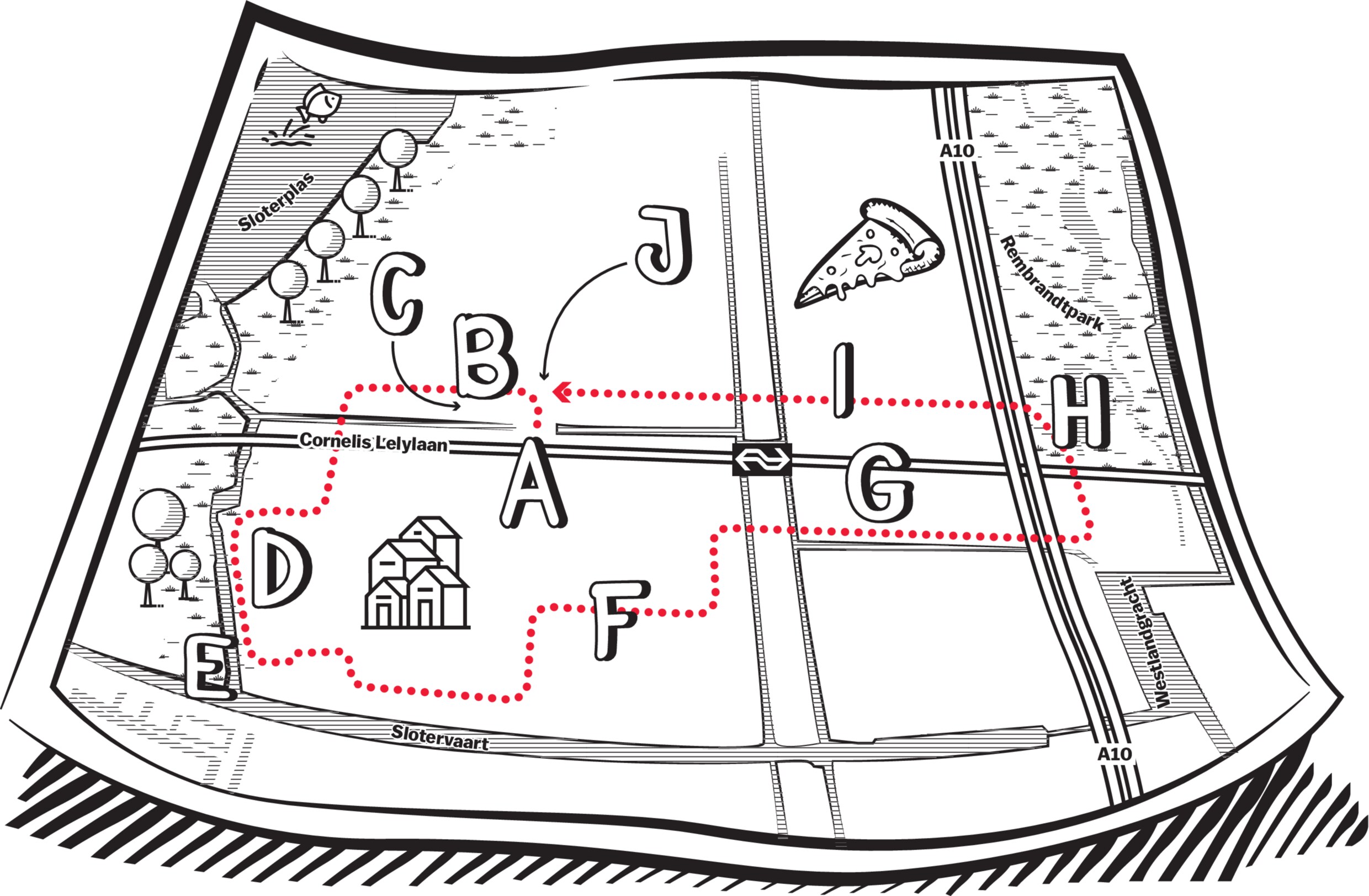 Van Bluebanddorp tot het Rembrandtpark: dit is het Slotervaart van ...