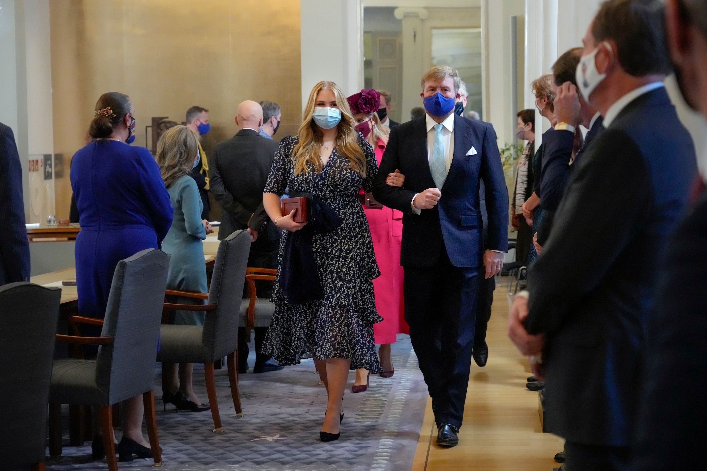 Prinses Amalia in haar eerste toespraak: ‘Ik zal nog veel moeten leren ...