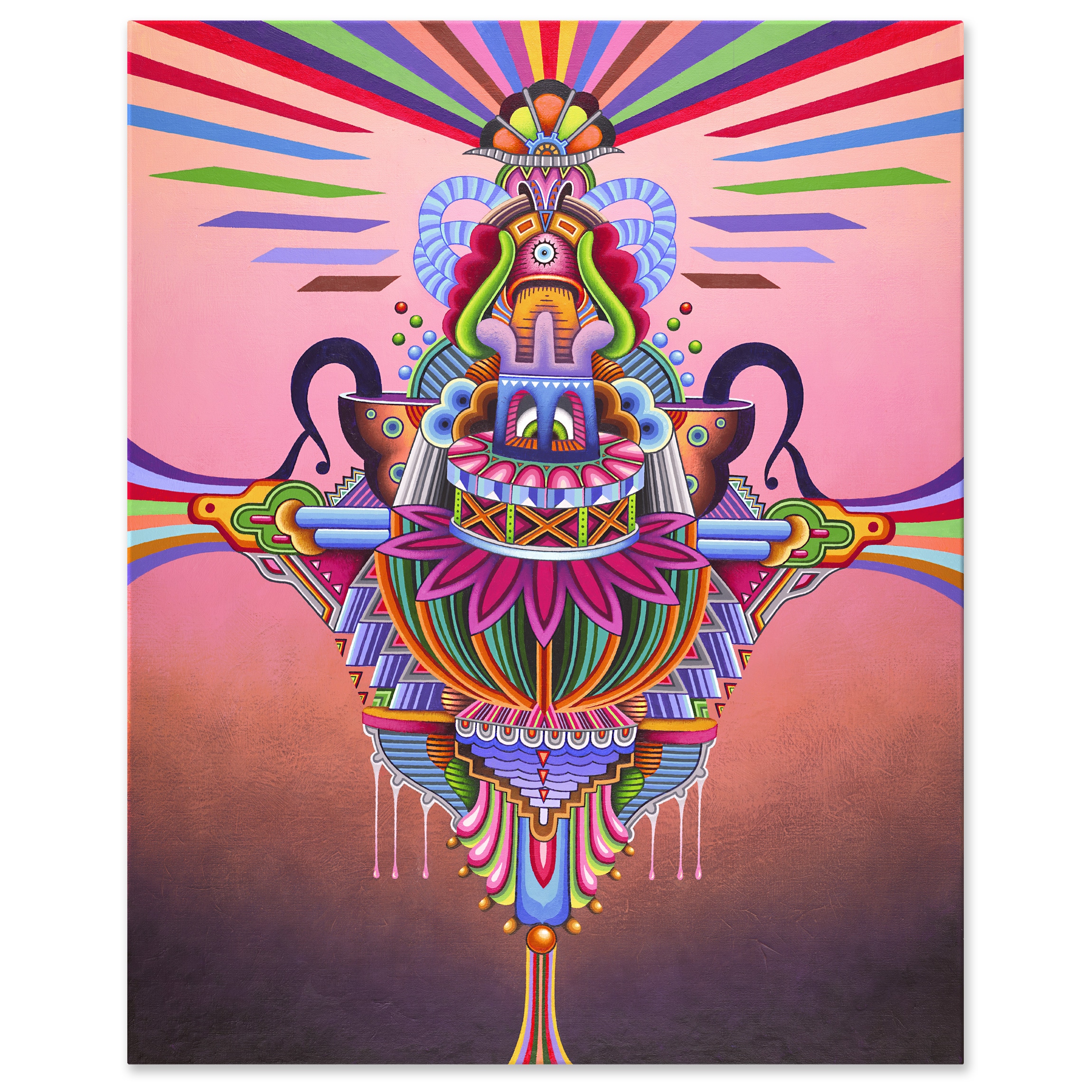 De nieuwe schilderijen van Dadara: psychedelische Rohrsachvlekken tegen ...