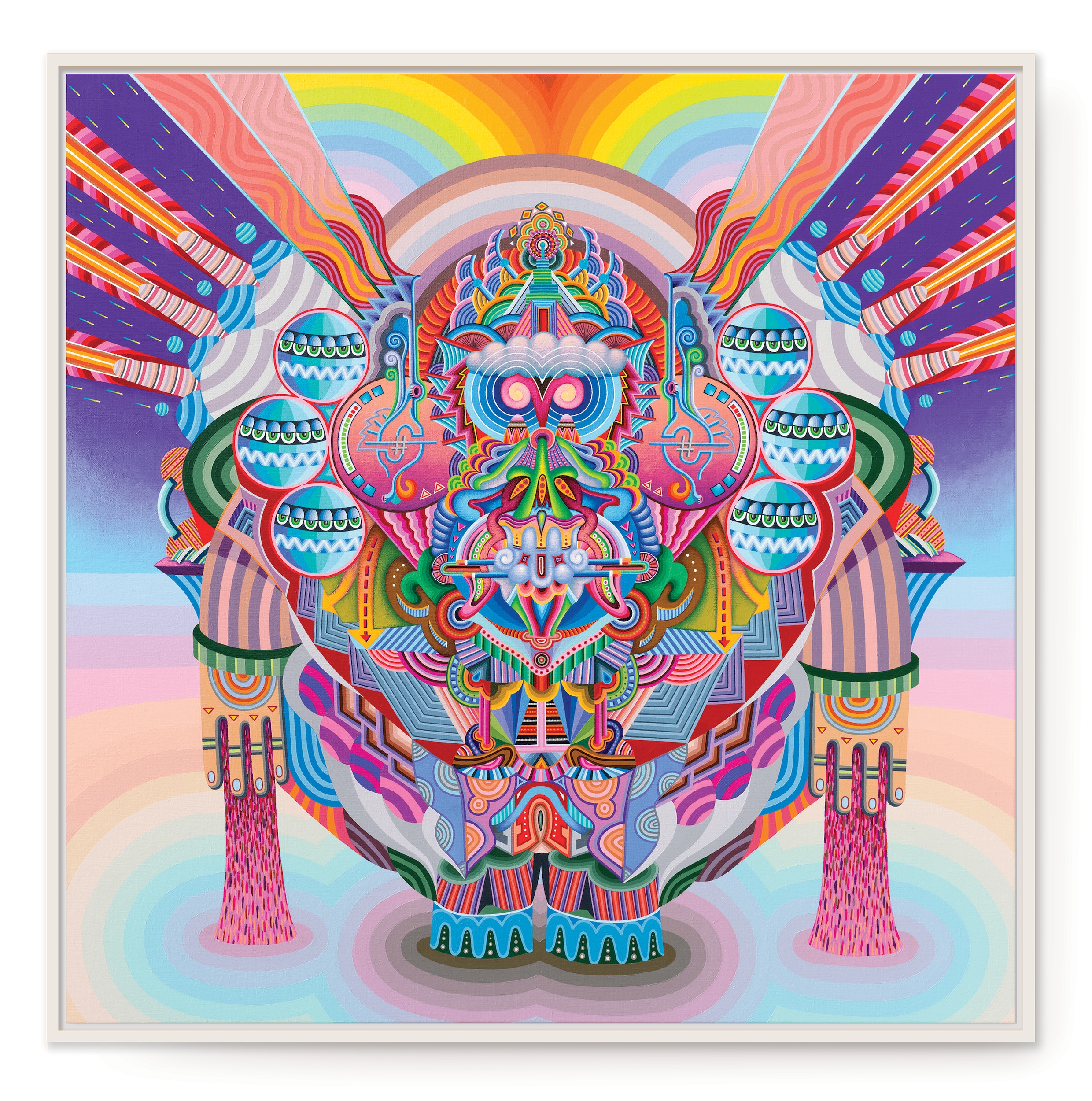 De nieuwe schilderijen van Dadara: psychedelische Rohrsachvlekken tegen ...