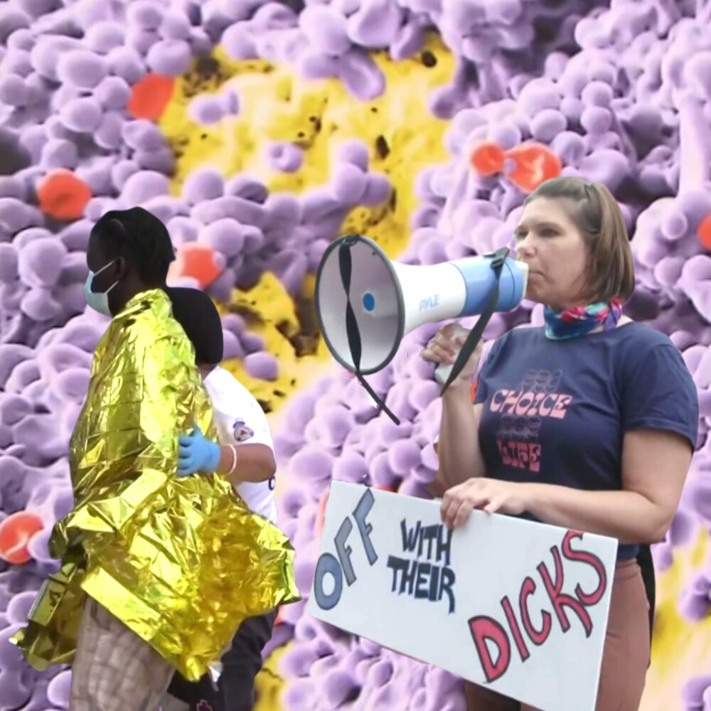 Jillis Stada knipt en plakt beelden uit het journaal | Het Parool