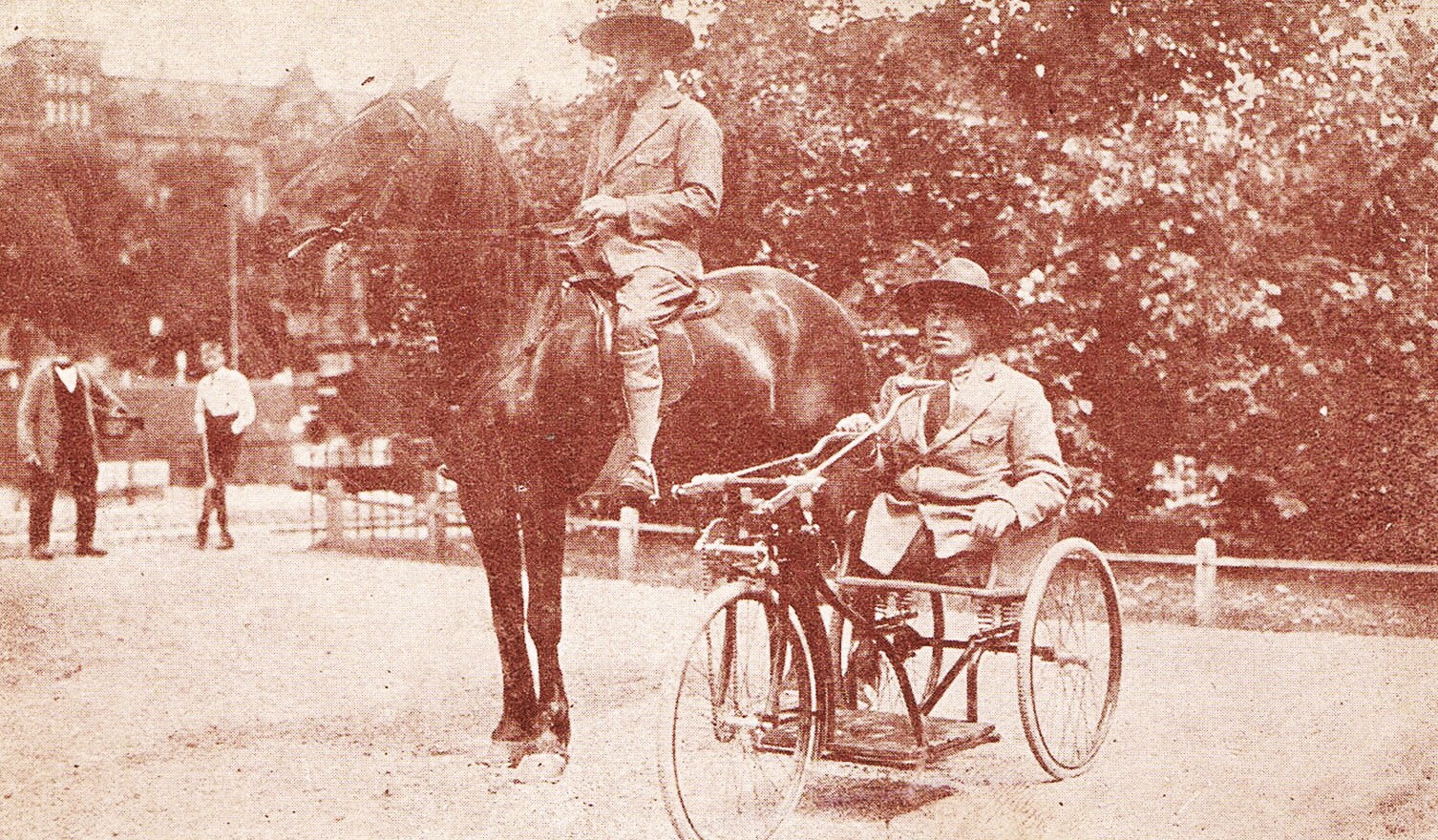 Op een blind paard in Volendammer kledingdracht de wereld rond | Het Parool