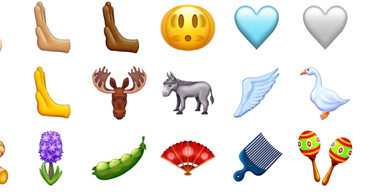 High five, kwal, sambaballen, ezeltje en nog 27 andere nieuwe emoji’s ...