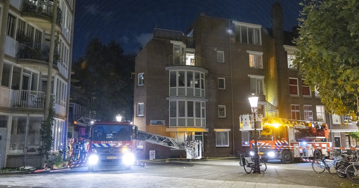 Bijna alle bewoners weer terug naar huis na brand in centrum | Het Parool