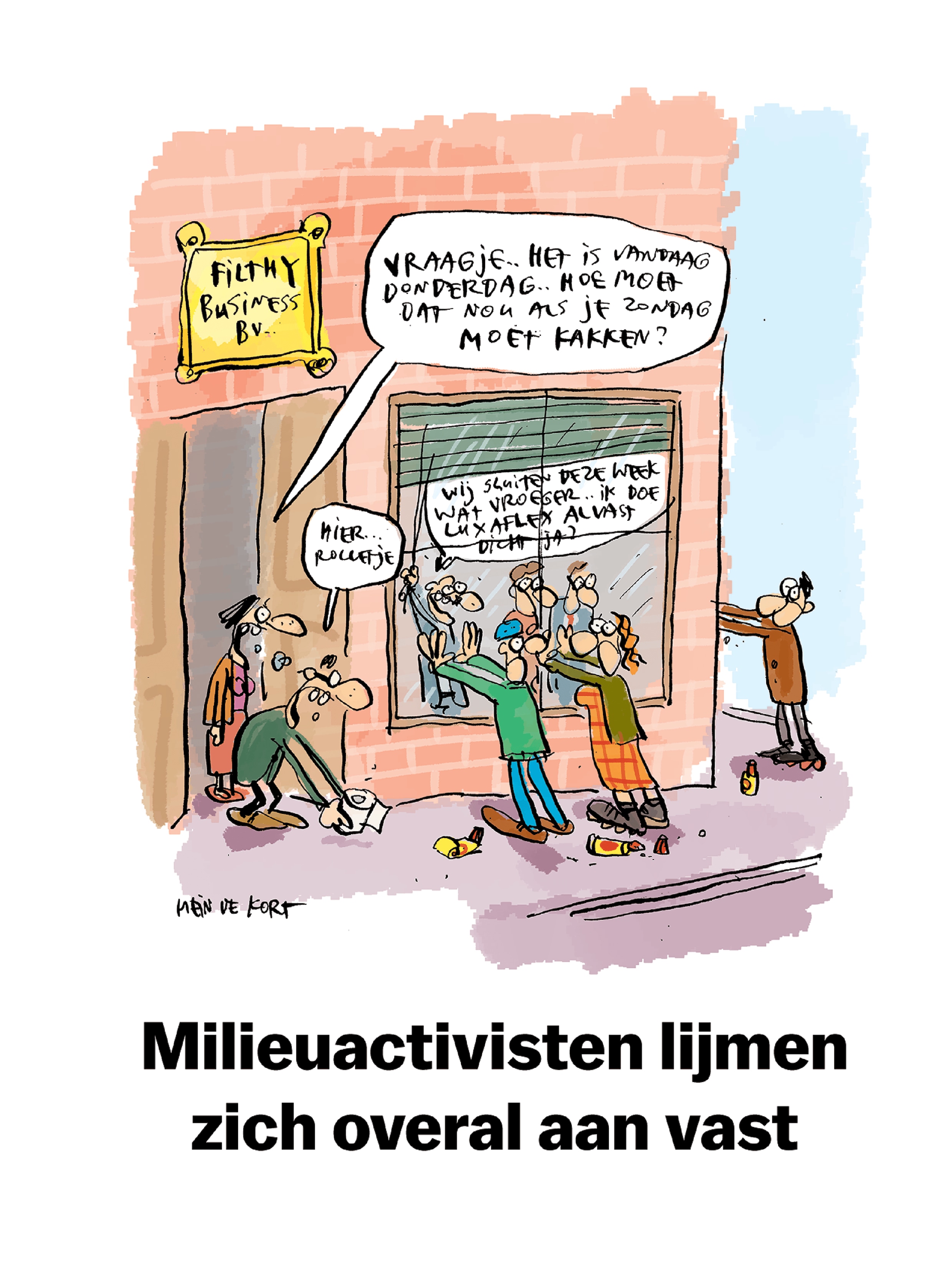 Bekijk hier alle cartoons van Hein de Kort | Het Parool