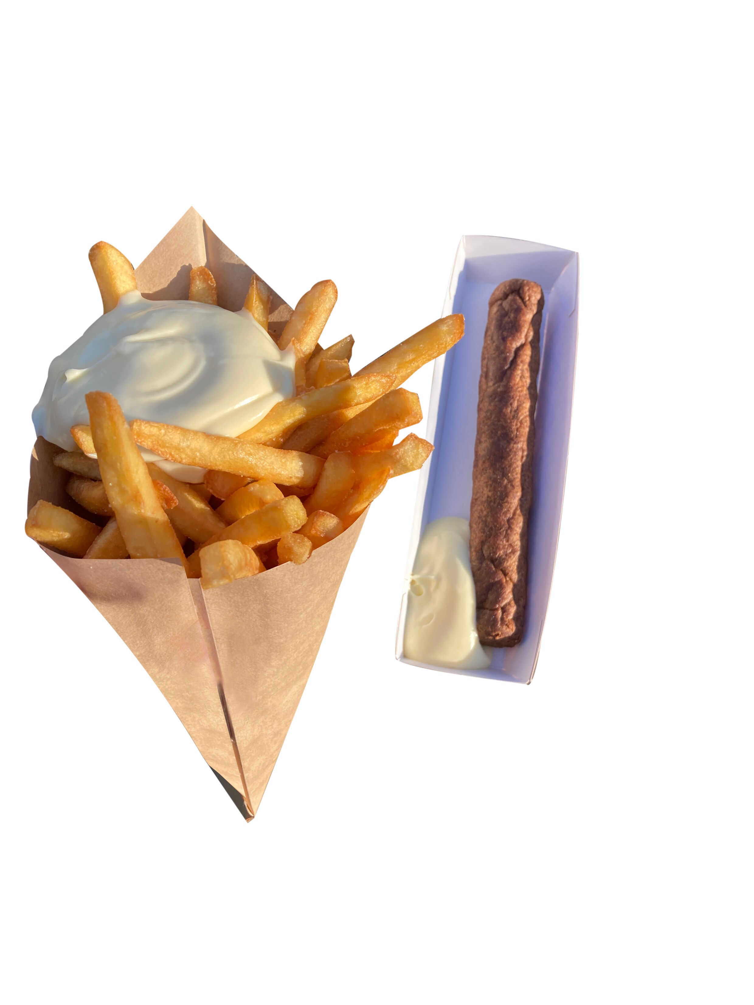 De frietpatatjes van ’t Frietkot in Artis (en het uitzicht op de ...