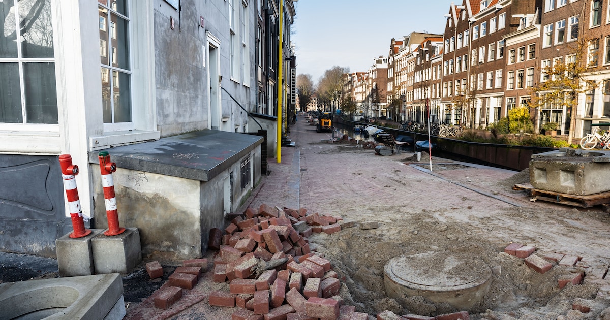 Is de Recht Boomssloot na vier jaar eindelijk dicht, ligt de straat een ...