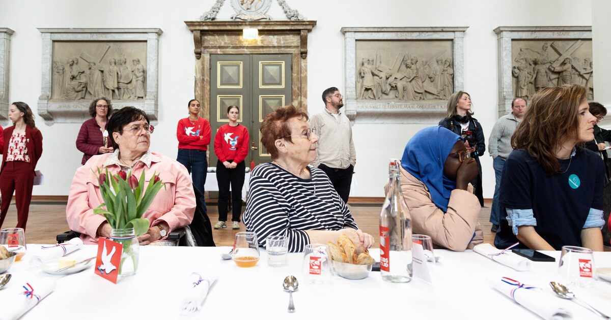 Kinderen van de Hongerwinter en statushouders delen Vrijheidsmaaltijd ...