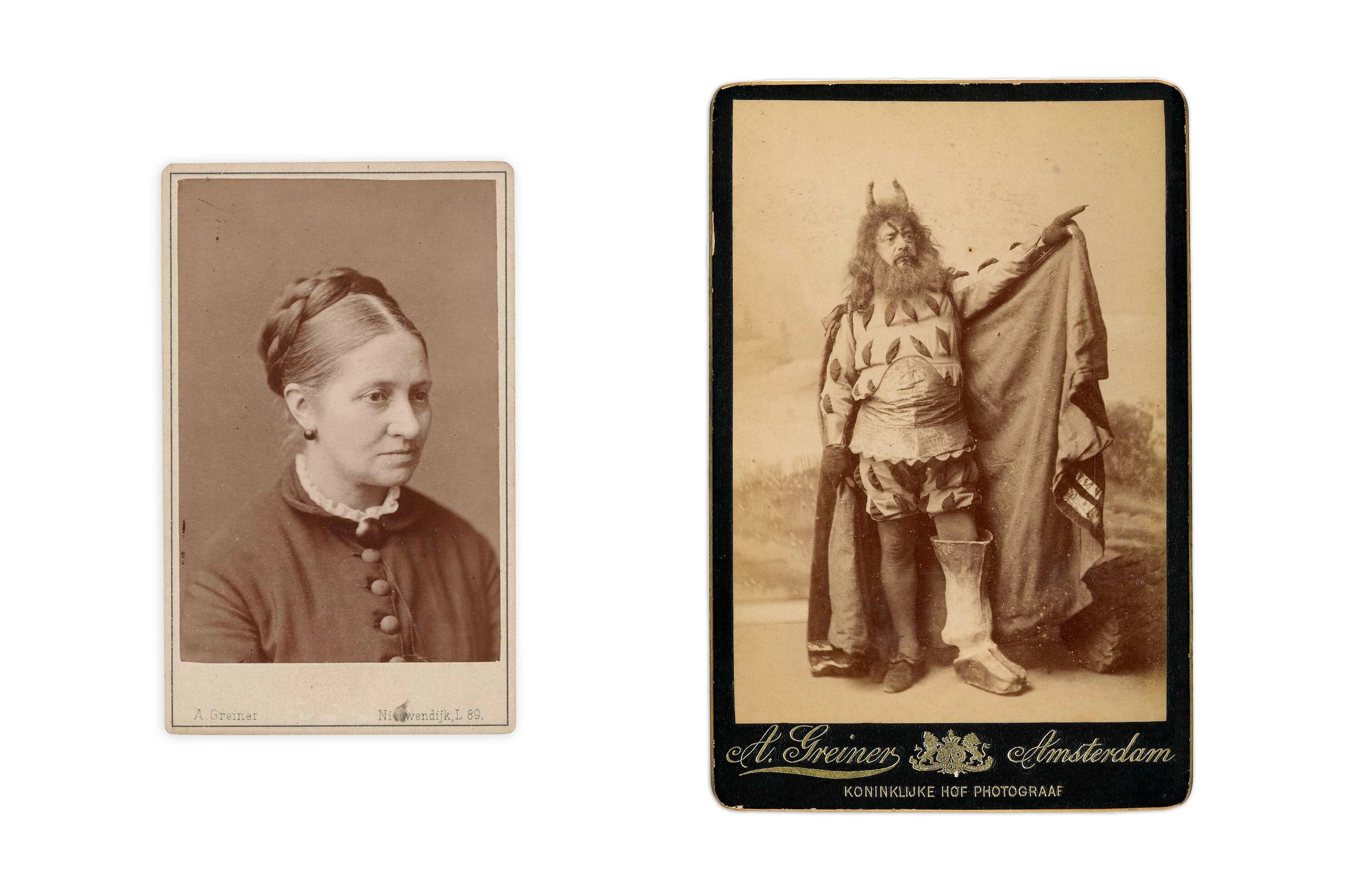 Niet lachen naar het vogeltje: chique fotograaf A. Greiner rekende drie keer zoveel als de ...