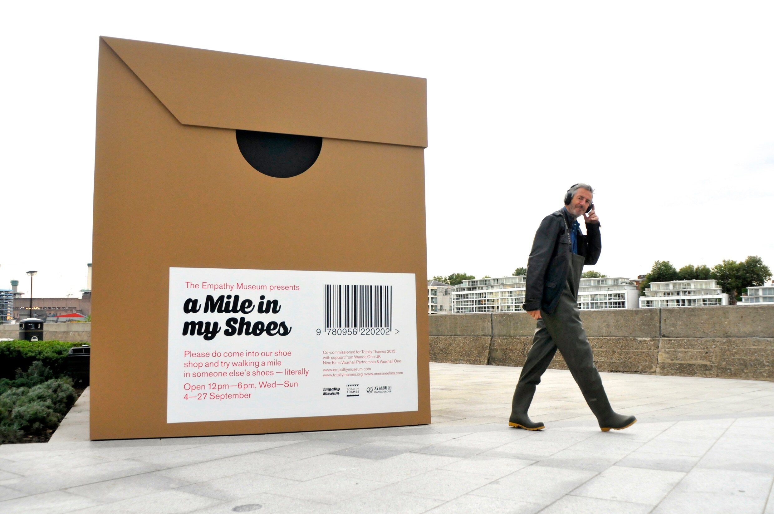 Op podcastfestival Oorzaken stap je letterlijk in andermans schoenen ...