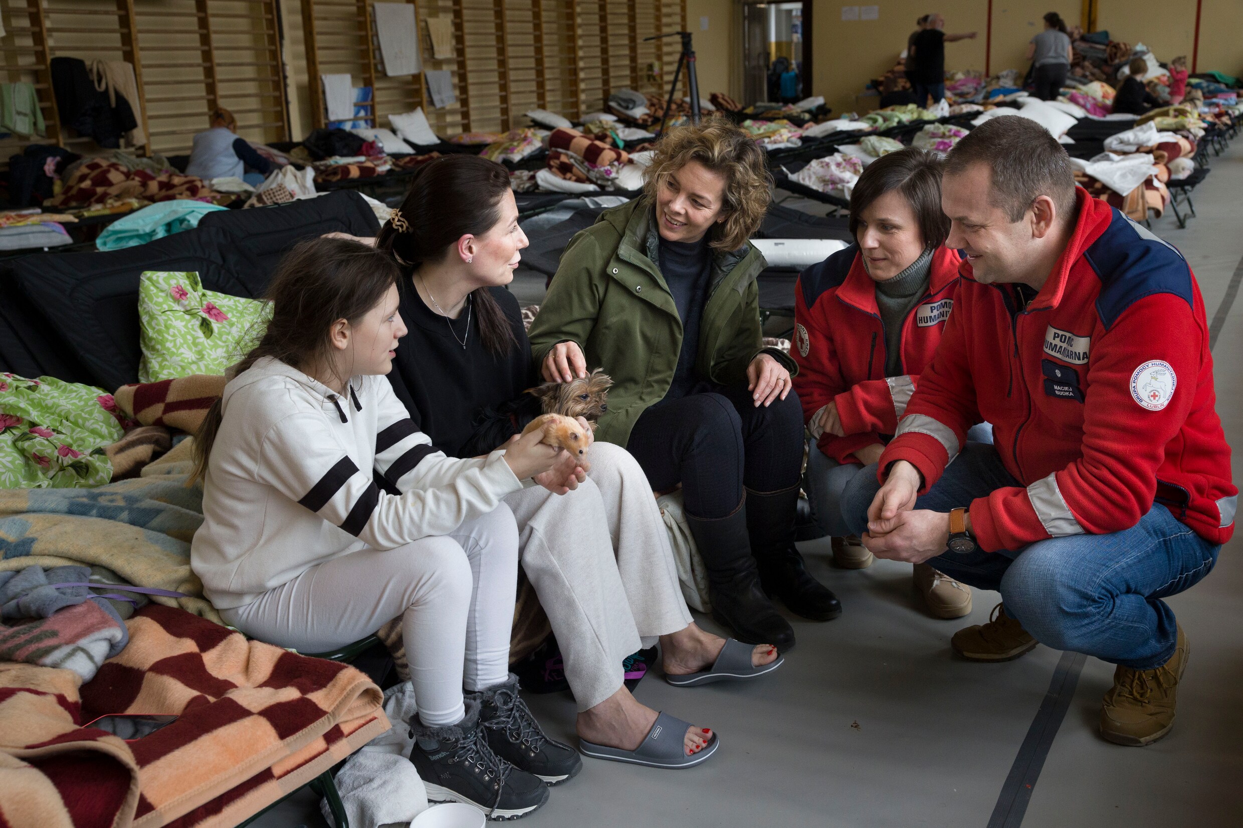 Marieke van Schaik, directeur van het Rode Kruis: ‘De opvang is een ...