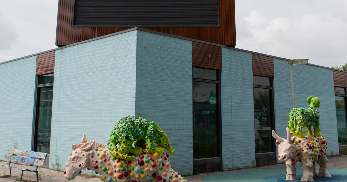 Kunstwerk Stoet is een groepje Zuid-Afrikaanse dierenvrienden, voor en ...