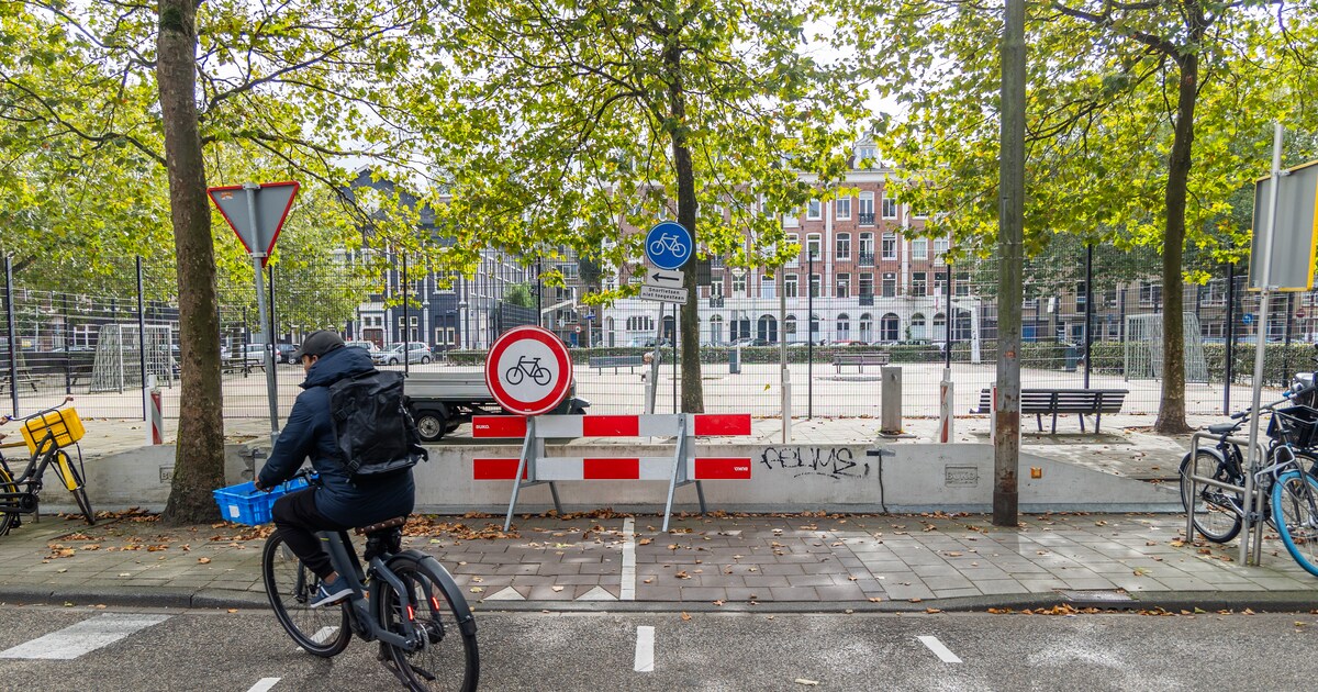 Staan deze betonblokken op de Ceintuurbaan om de fietser te pesten ...