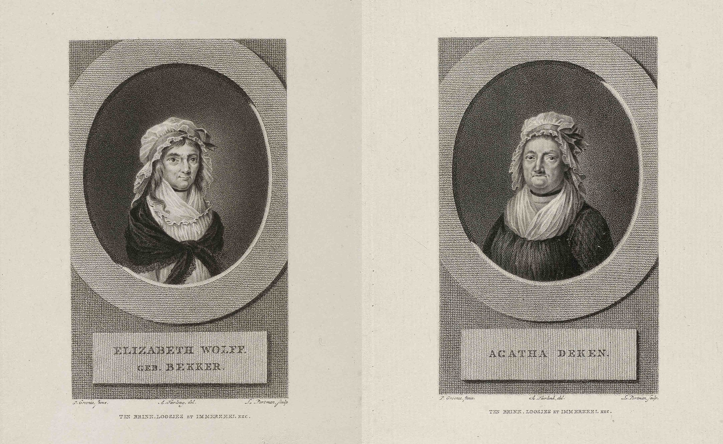 Gedenksteen schrijversduo Betje Wolff en Aagje Deken onthuld in de ...