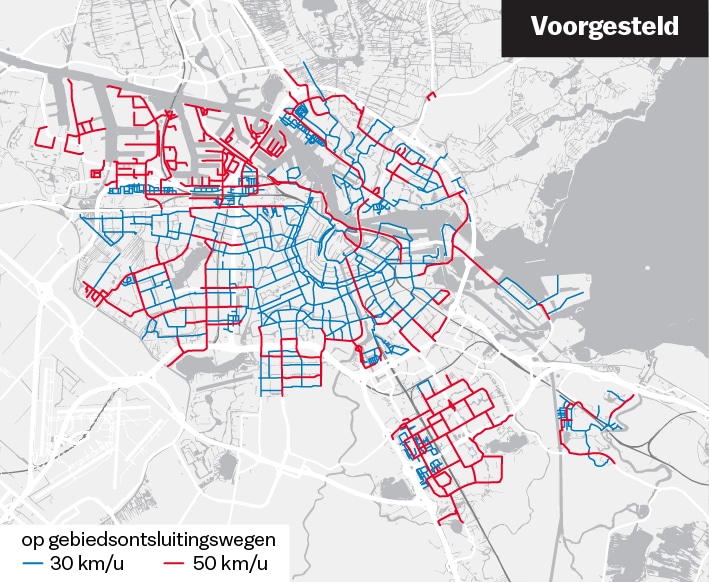 30 kilometer per uur in Amsterdam: hier gelden de nieuwe regels | Het ...
