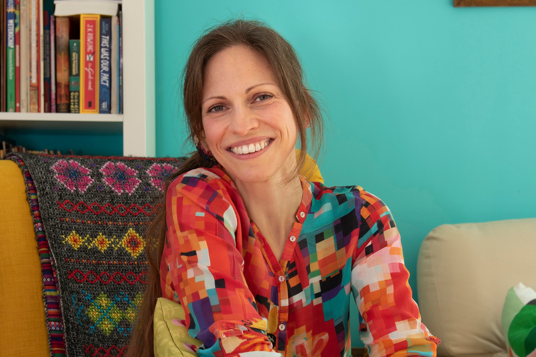 Miriam Bos wilde niet dat de bange vos August zijn angst zou overwinnen ...