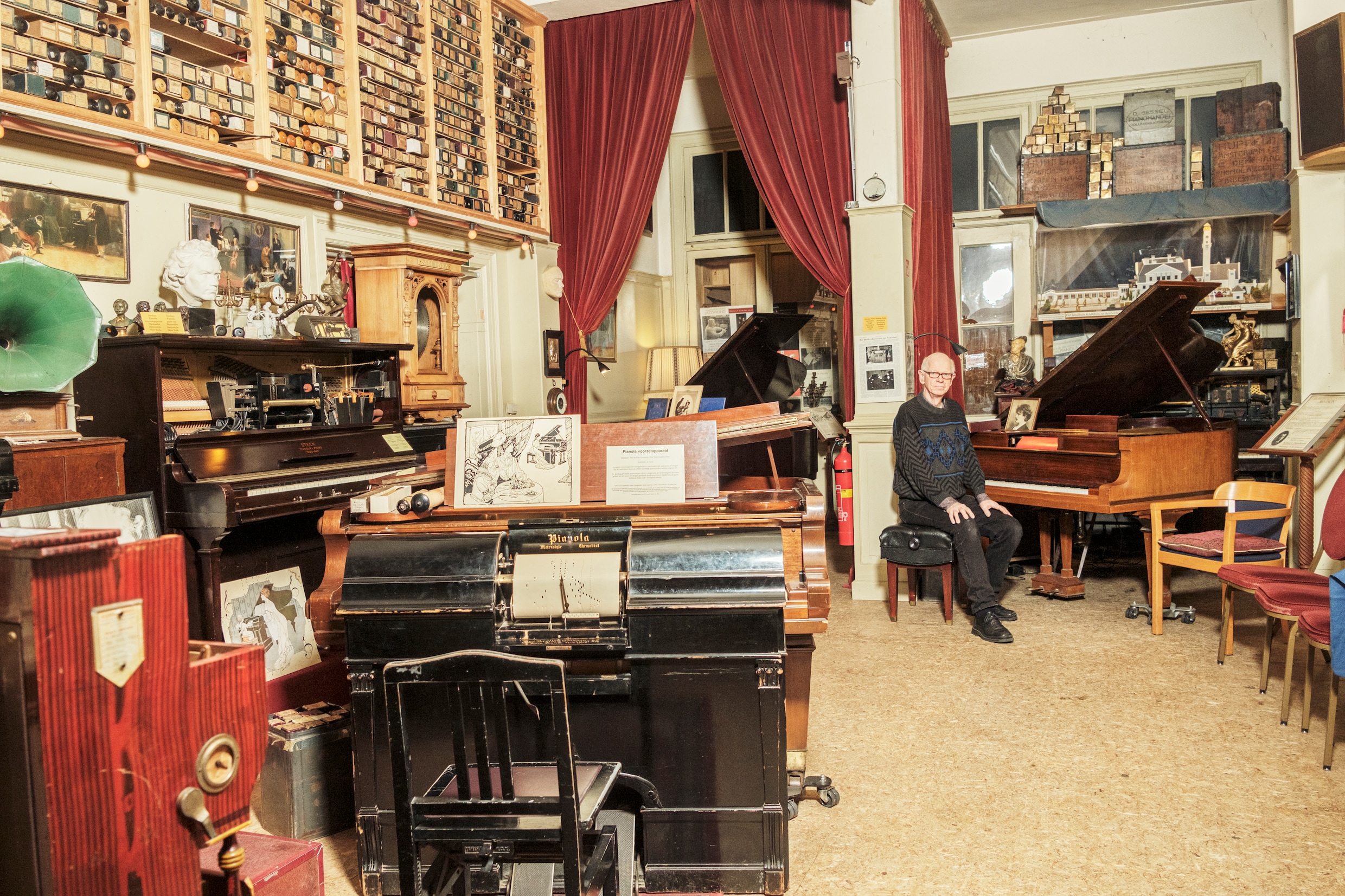 Het kleine maar unieke Pianolamuseum wil groeien om te kunnen overleven ...