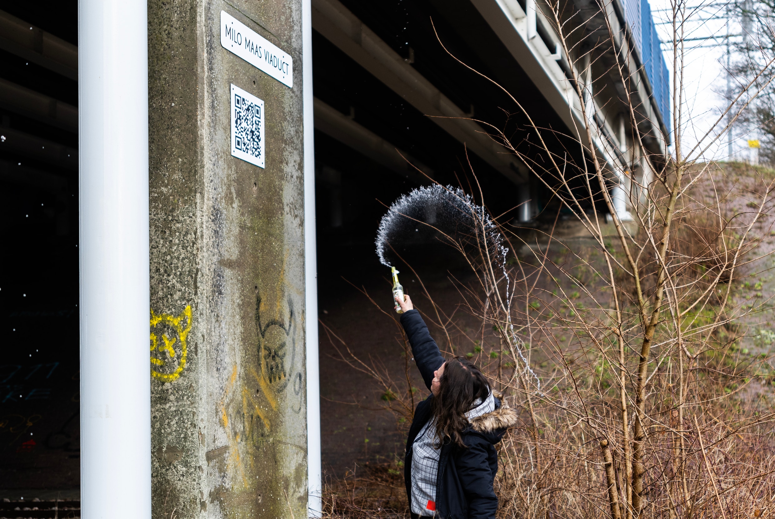 Spoorviaduct vernoemd naar 14-jarige Milo van der Veen, die door een ...