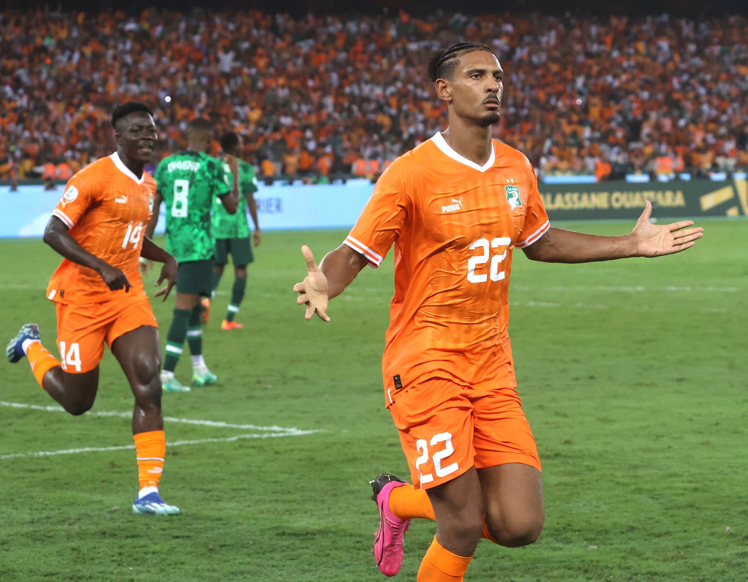 Sébastien Haller held van Ivoorkust met winnende goal in Afrika Cup ...