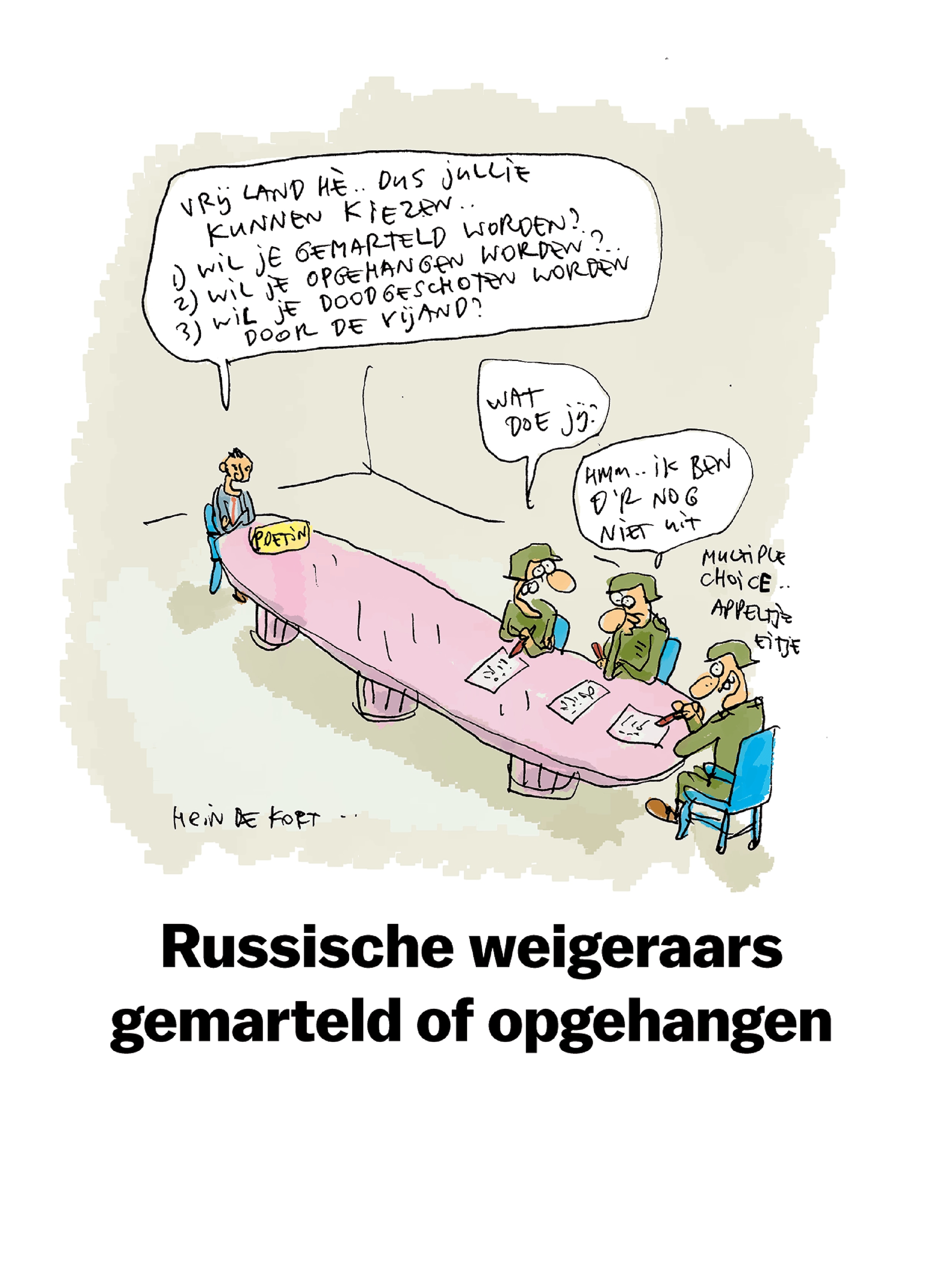 Bekijk hier alle cartoons van Hein de Kort | Het Parool