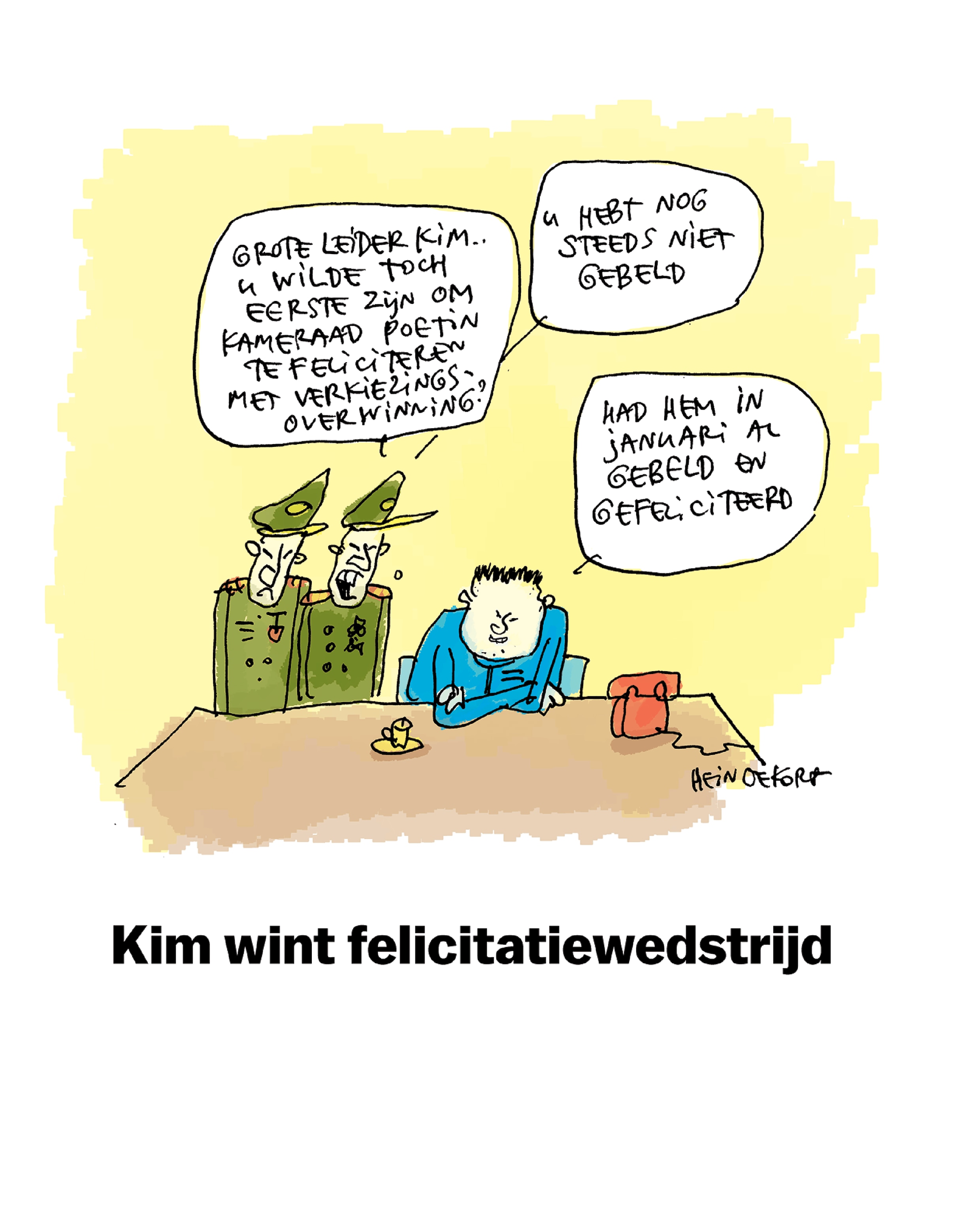 Bekijk hier alle cartoons van Hein de Kort | Het Parool