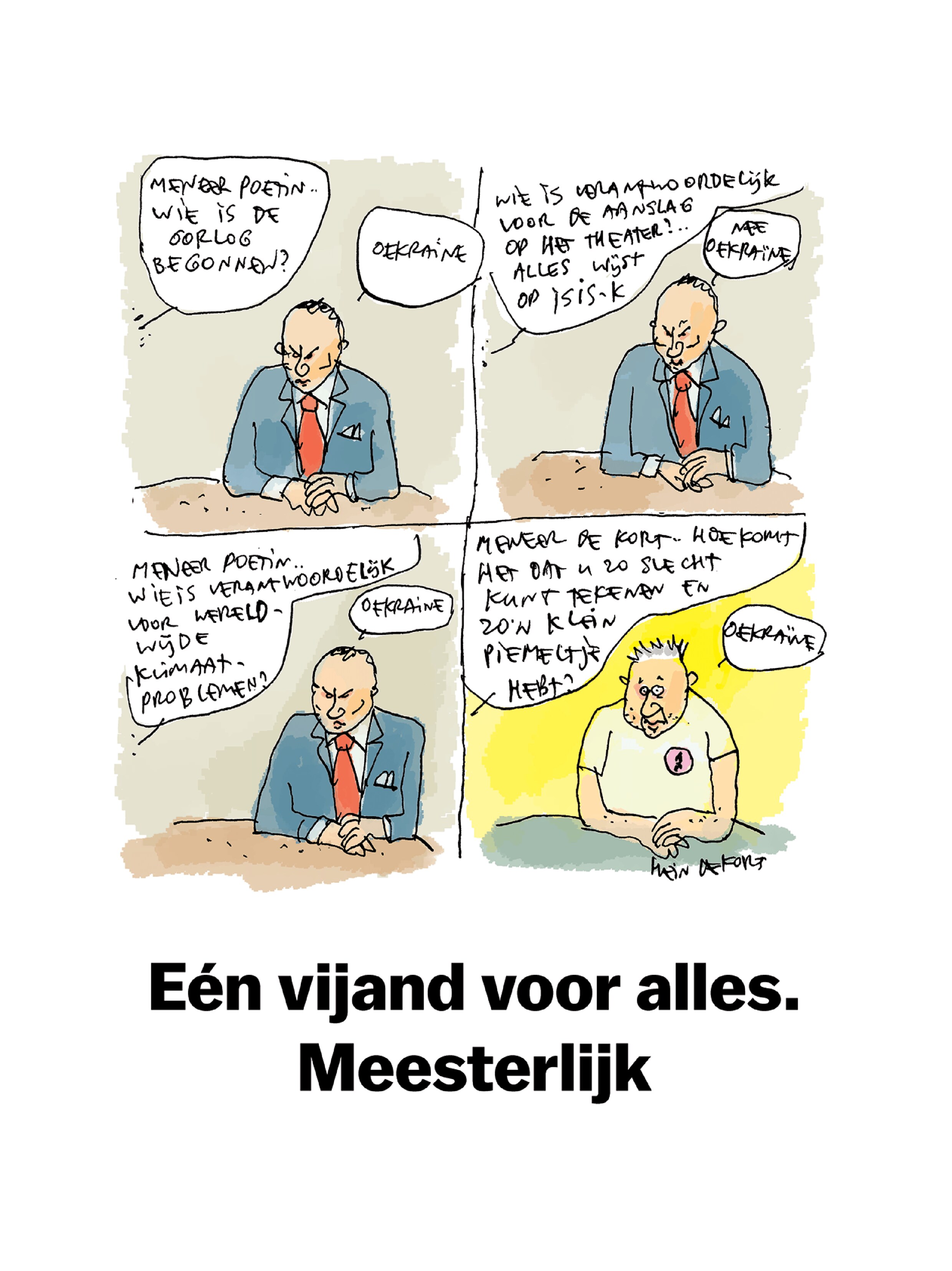 Bekijk hier alle cartoons van Hein de Kort | Het Parool