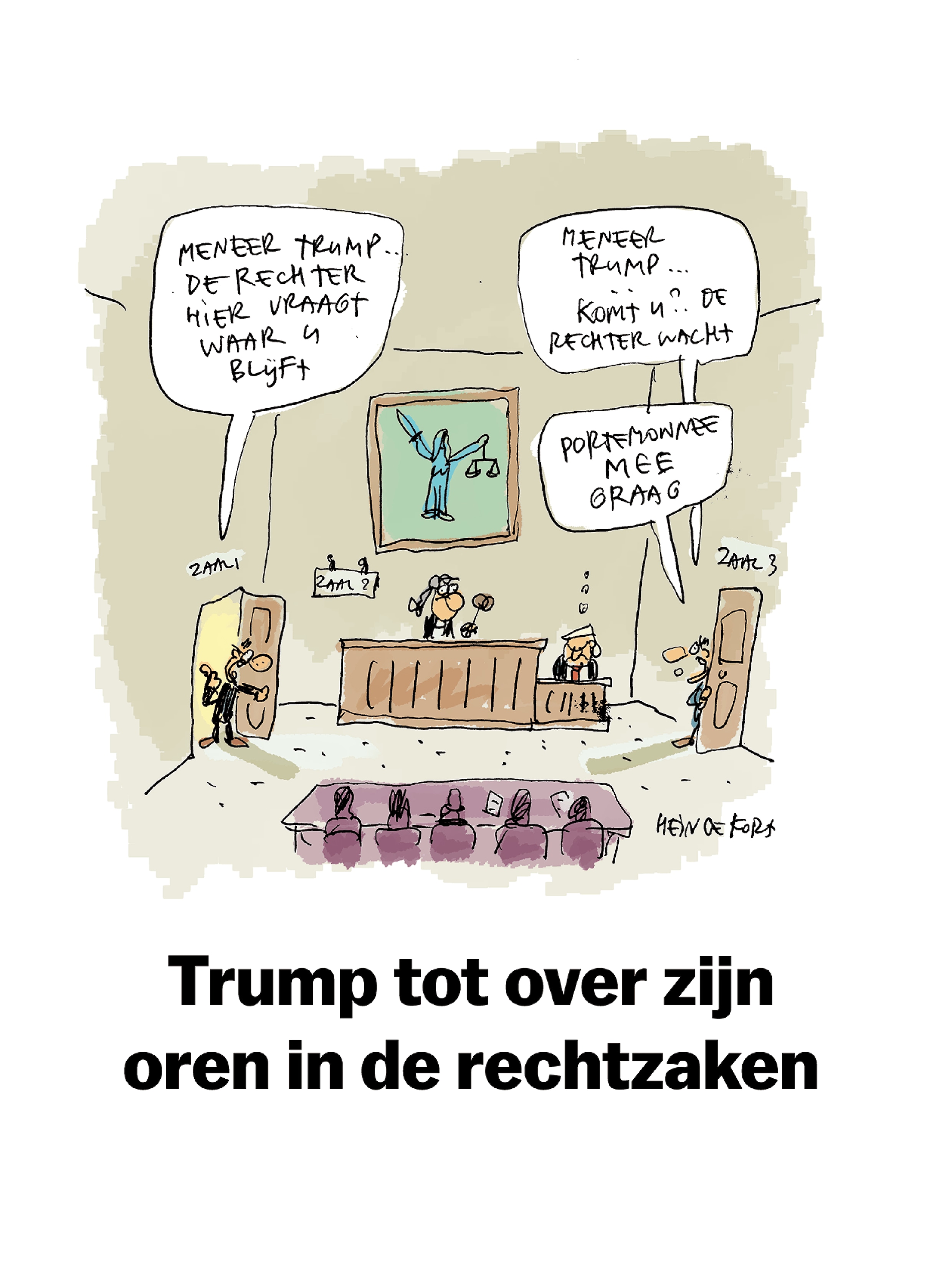 Bekijk hier alle cartoons van Hein de Kort | Het Parool