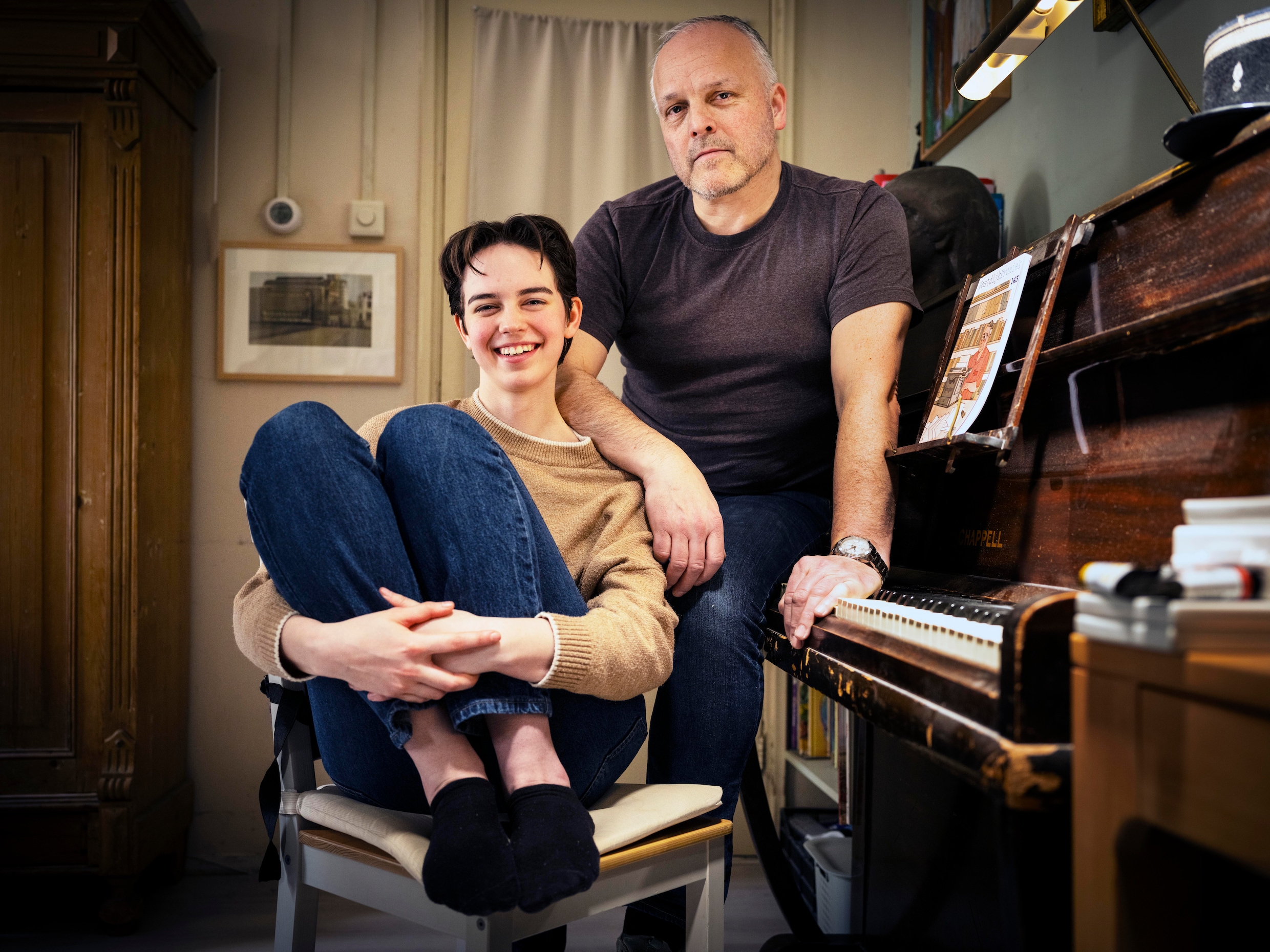 Michiel (53) en Emma (17): ‘Het had mij heel leuk geleken als ik in ...