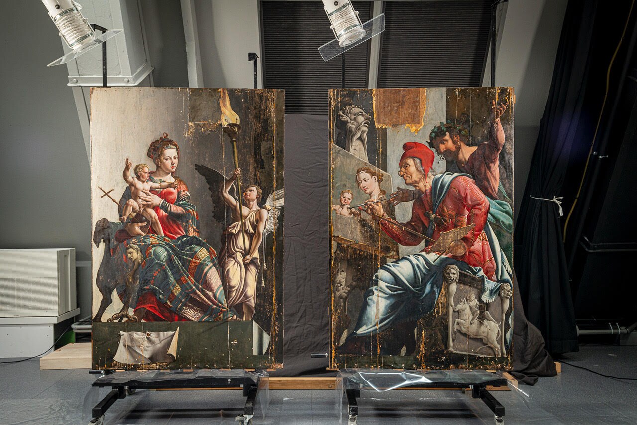 Restauratie levert nieuwe inzichten in ‘De heilige Lucas schildert de ...