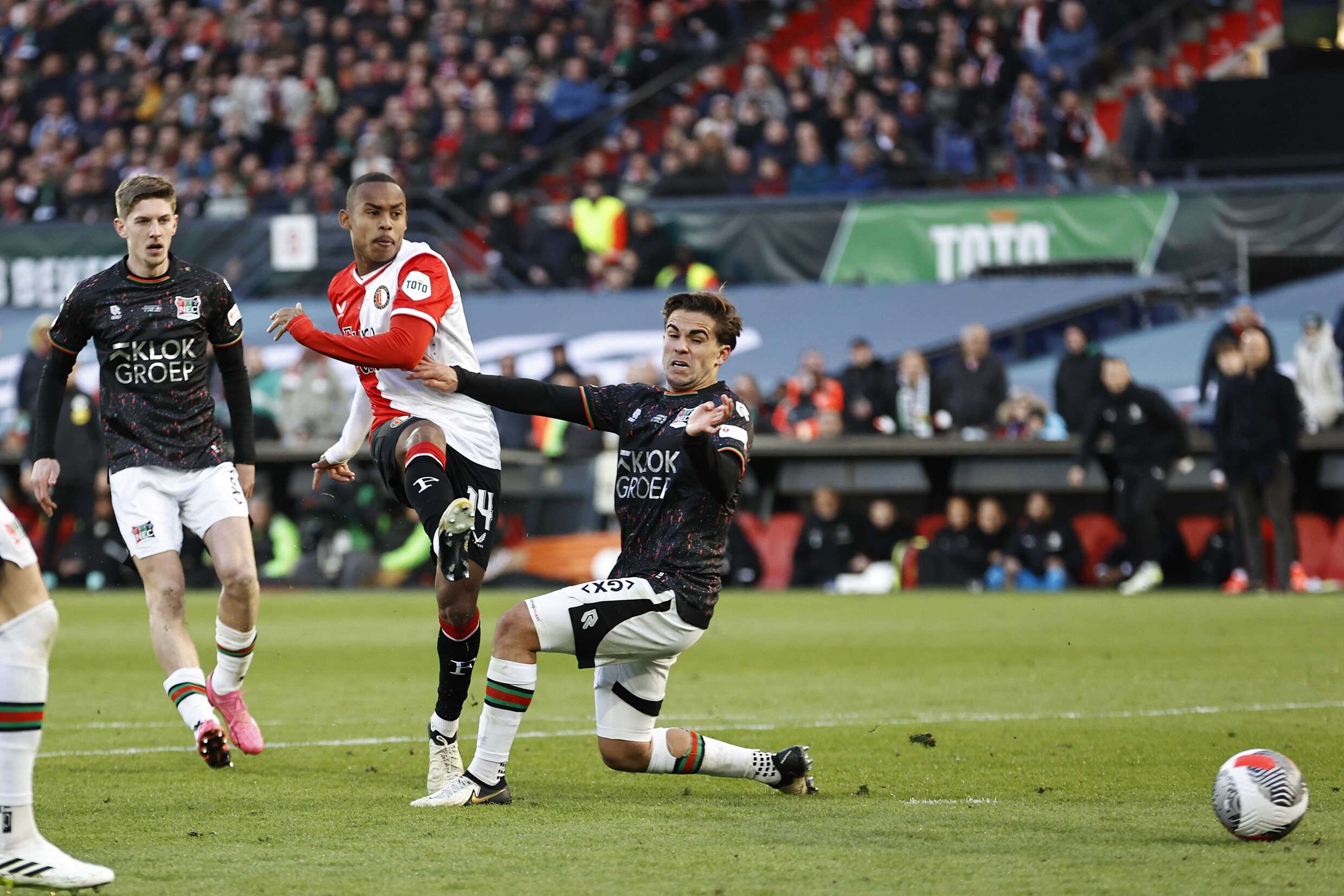 Feyenoord wint KNVB-beker ten koste van NEC, uitslag kan gunstig zijn ...