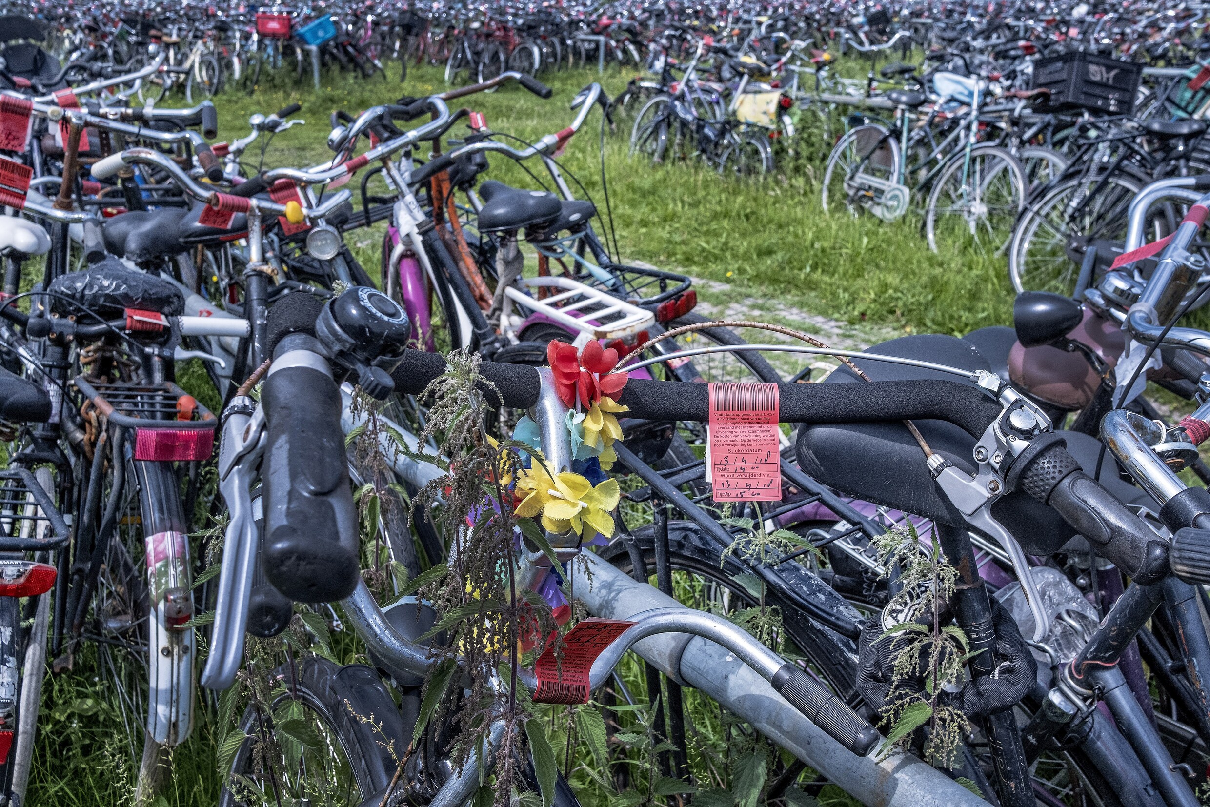 Fietsdepot barst uit zijn voegen, gemeente Amsterdam neemt maatregelen ...
