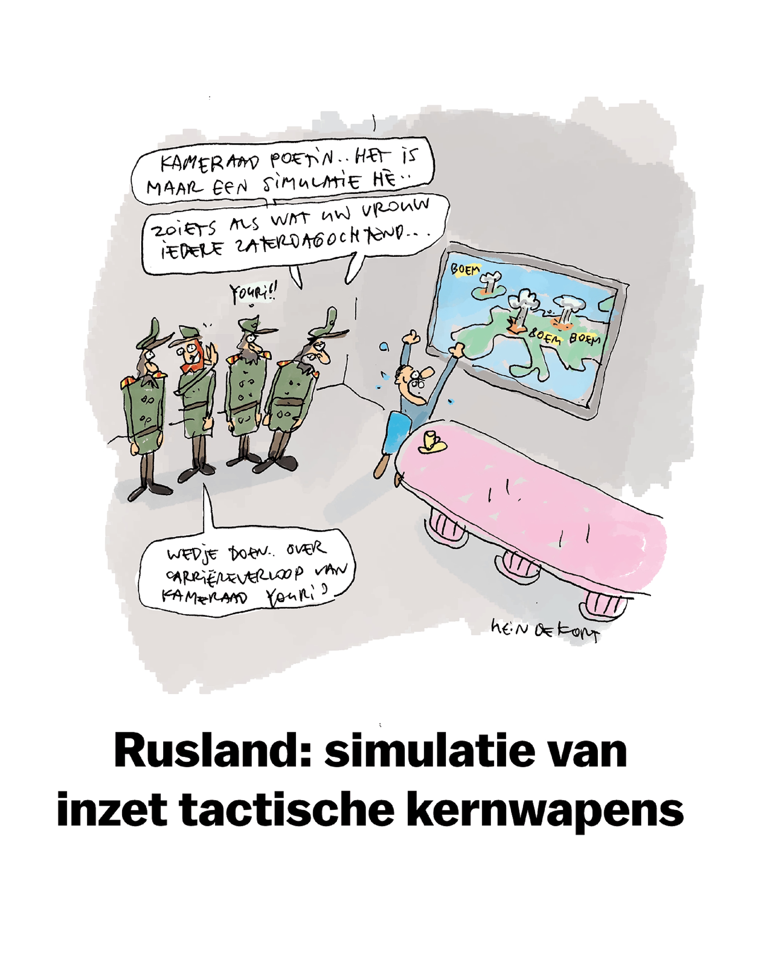Bekijk hier alle cartoons van Hein de Kort | Het Parool