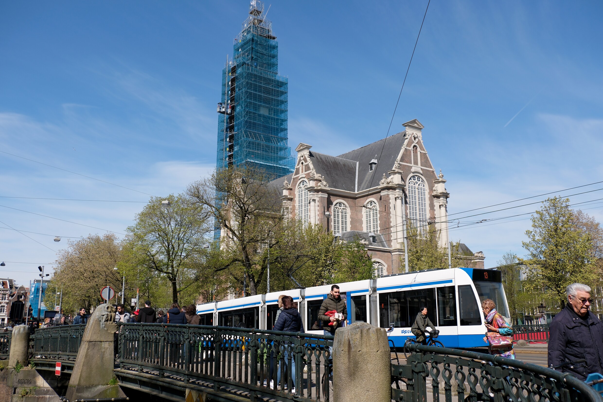 Renovatie Westertoren loopt half jaar vertraging op | Het Parool